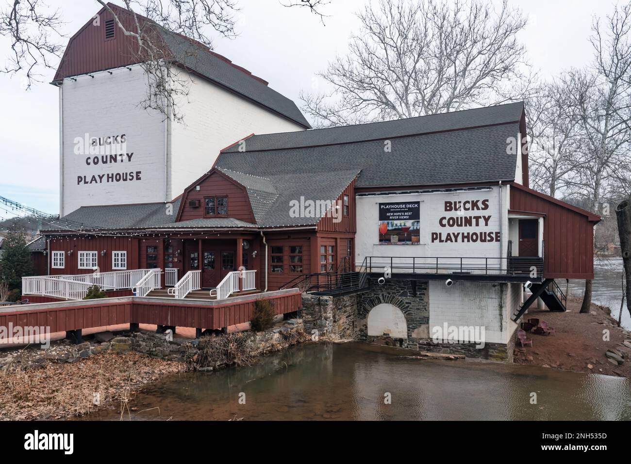 America's most famous summer theater, Bucks county Playhouse, New Hope ...
