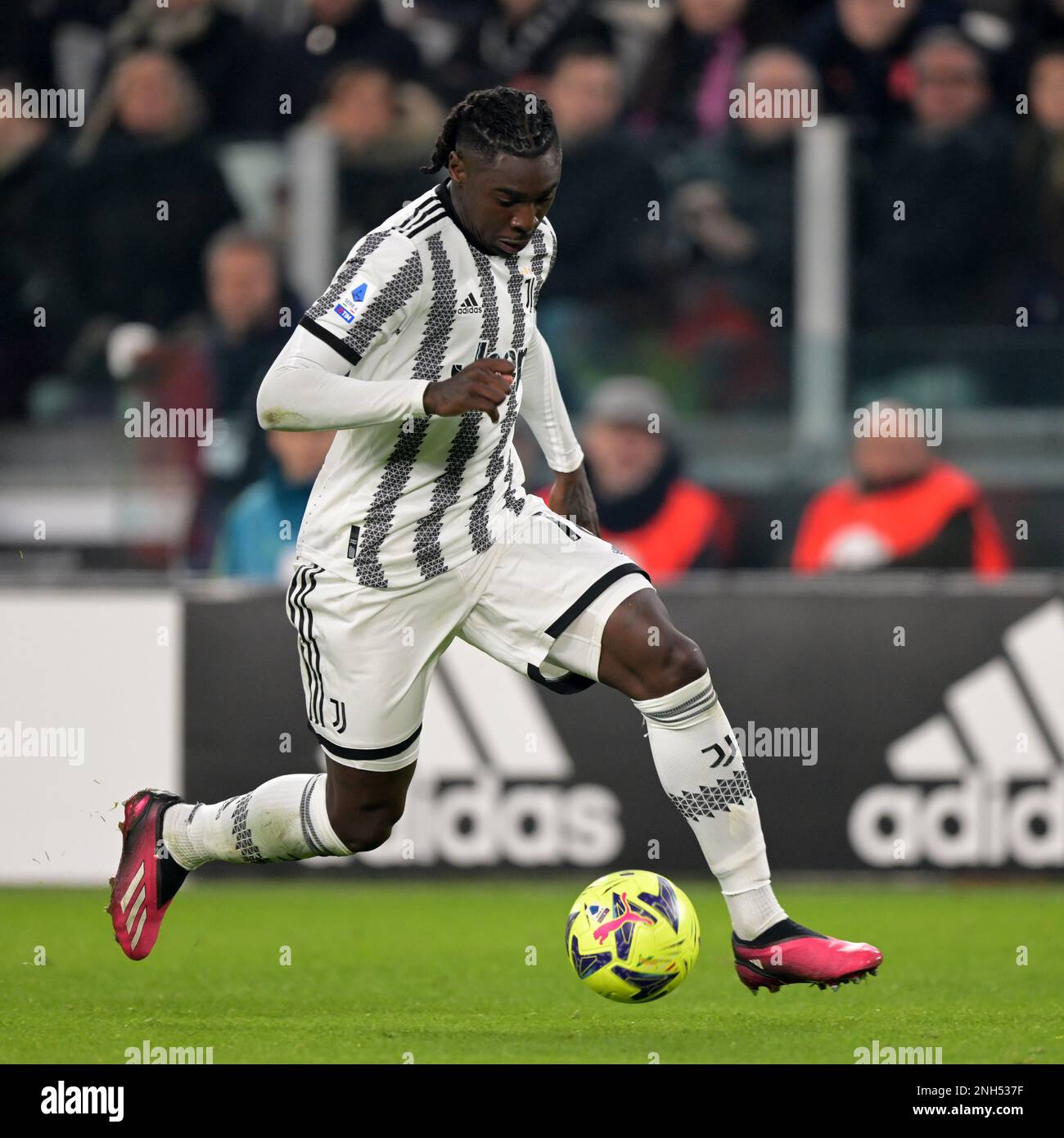 TURIN - Moise Kean of Juventus FC during the Italian Serie A match ...