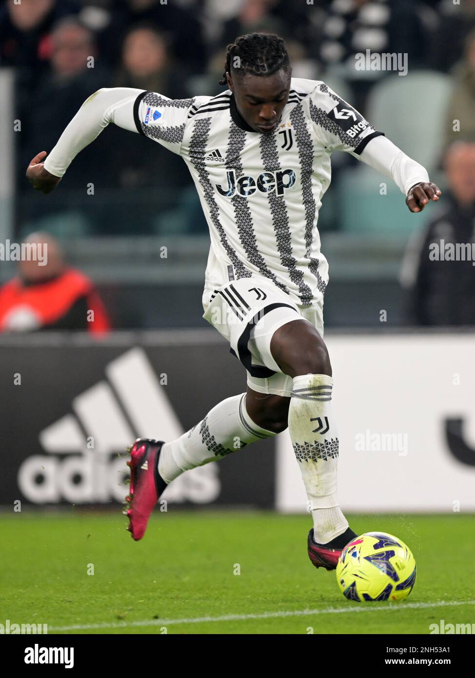 TURIN - Moise Kean of Juventus FC during the Italian Serie A match ...
