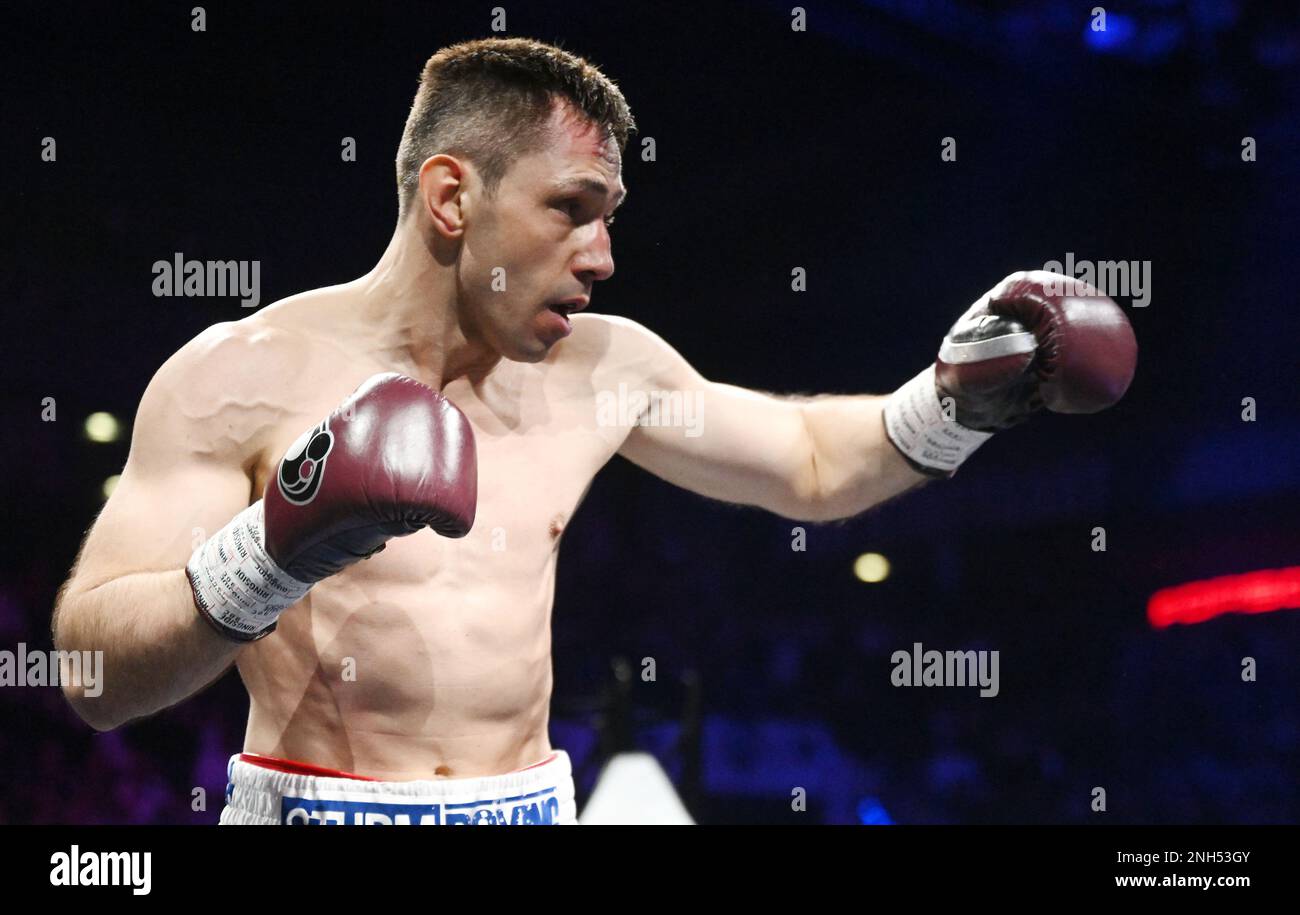 Stuttgart, Germany. 18th Feb, 2023. Boxing: Felix Sturm from Germany ...