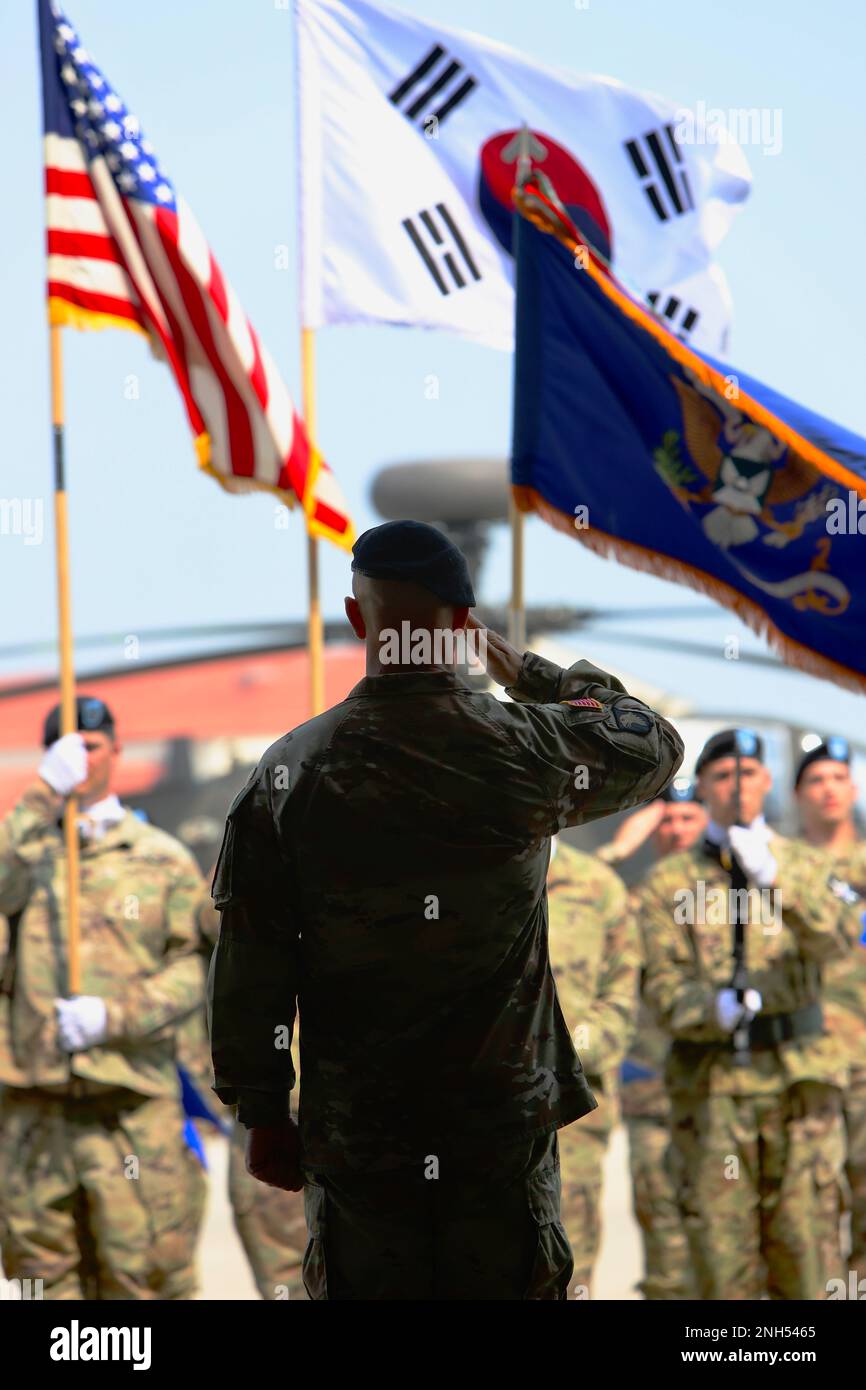 Today, 4-2 Attack Battalion held a change of command at Camp Humphreys ...