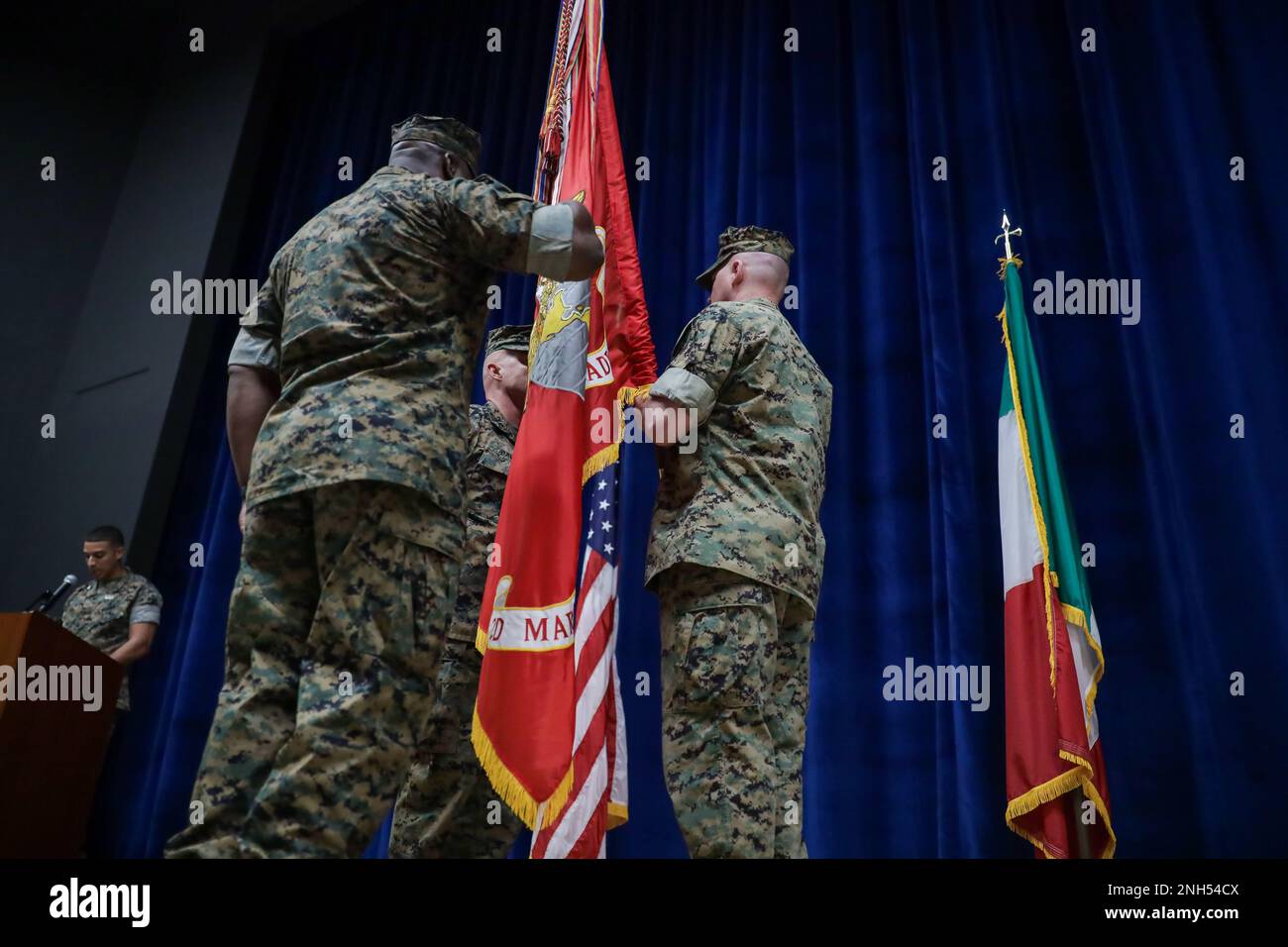 U.S. Marine Corps Col. Nicholas Davis relinquishes command of 2d Marine ...