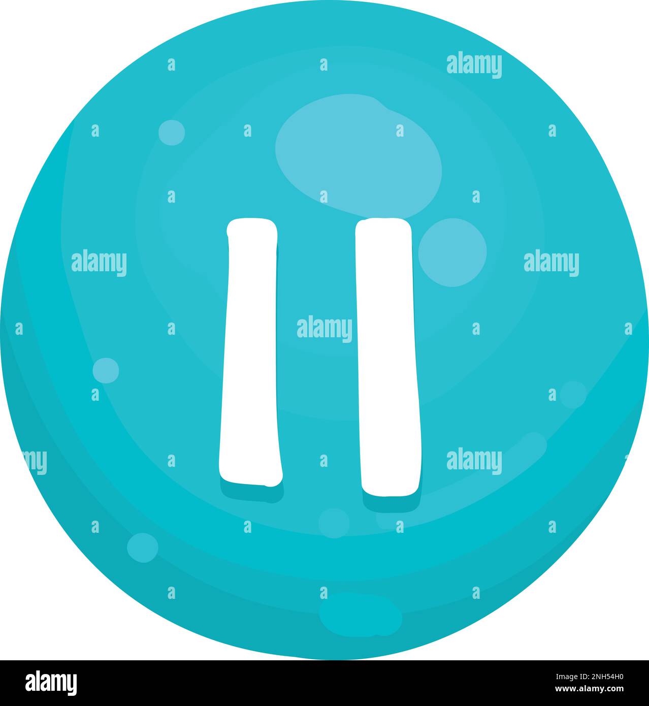 Pause button and progress-bar, bright different form of button for ...