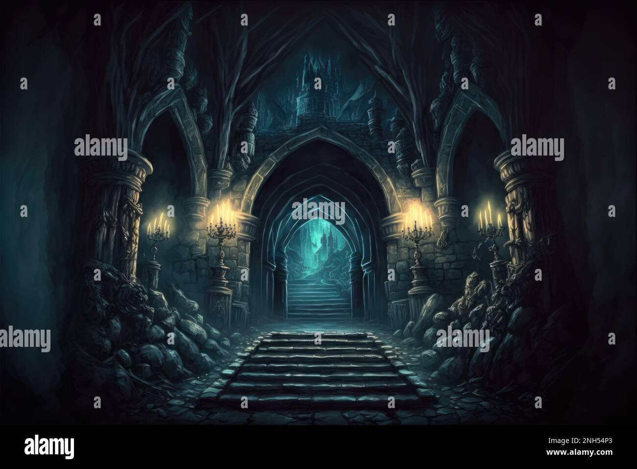 Fantasy Underground Ruins