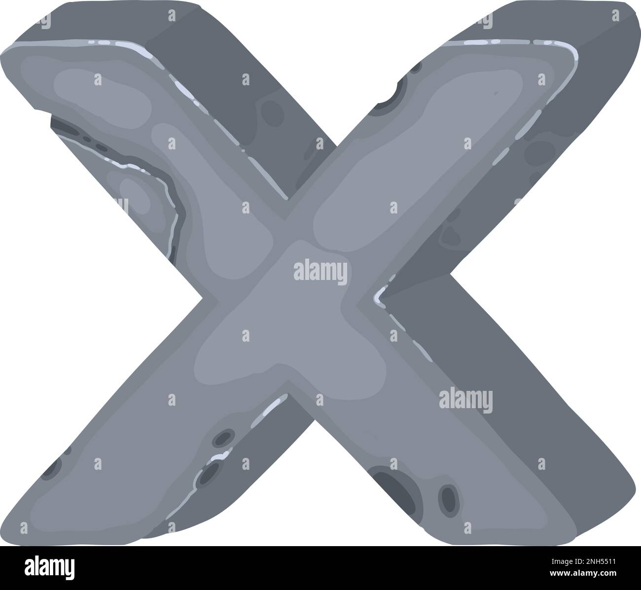 Stone Plate Board Banner For Games Gui Design Element Rock Metal Panel Button Key Frame