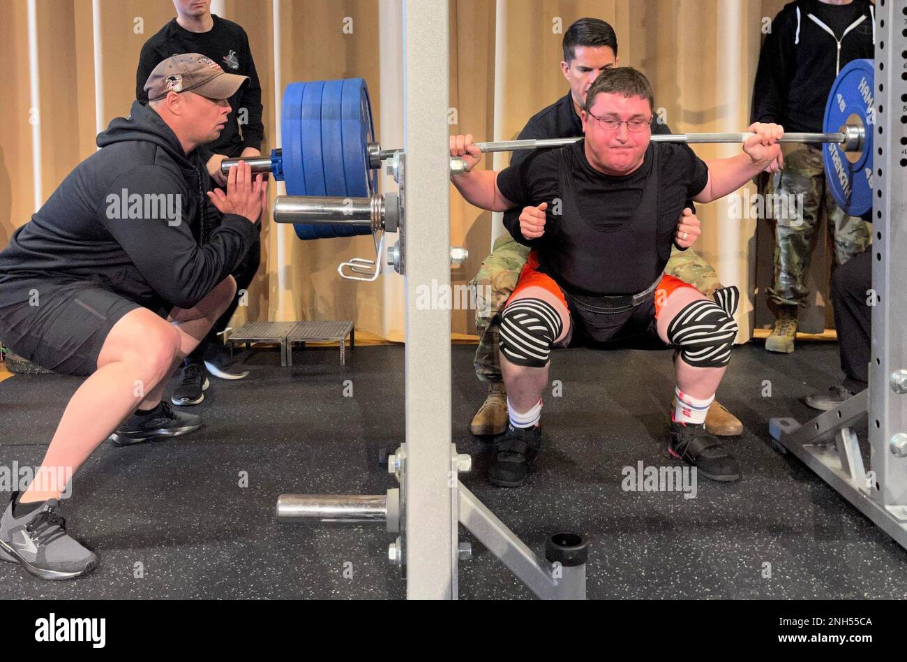 Ryan Kelley, competitor for the Clark County Bulldogs, goes down into ...