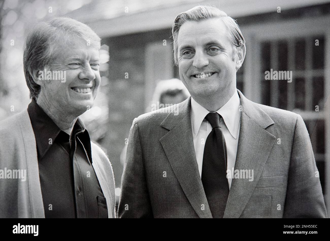 President elect Jimmy Carter and Vice President elect Walter Mondale at ...