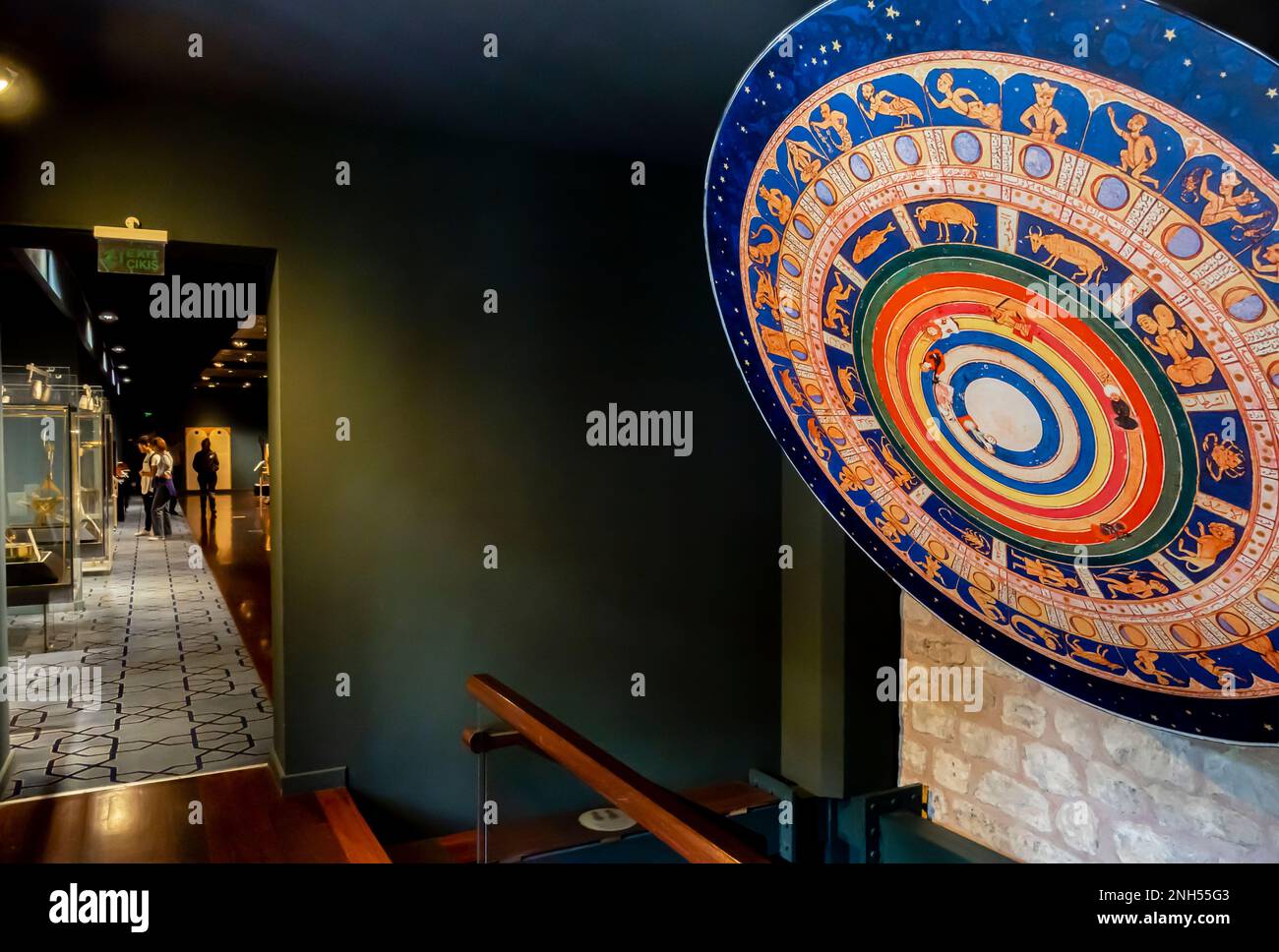 Ptolemei model dial, Earth-centered model. Istanbul Museum of the ...