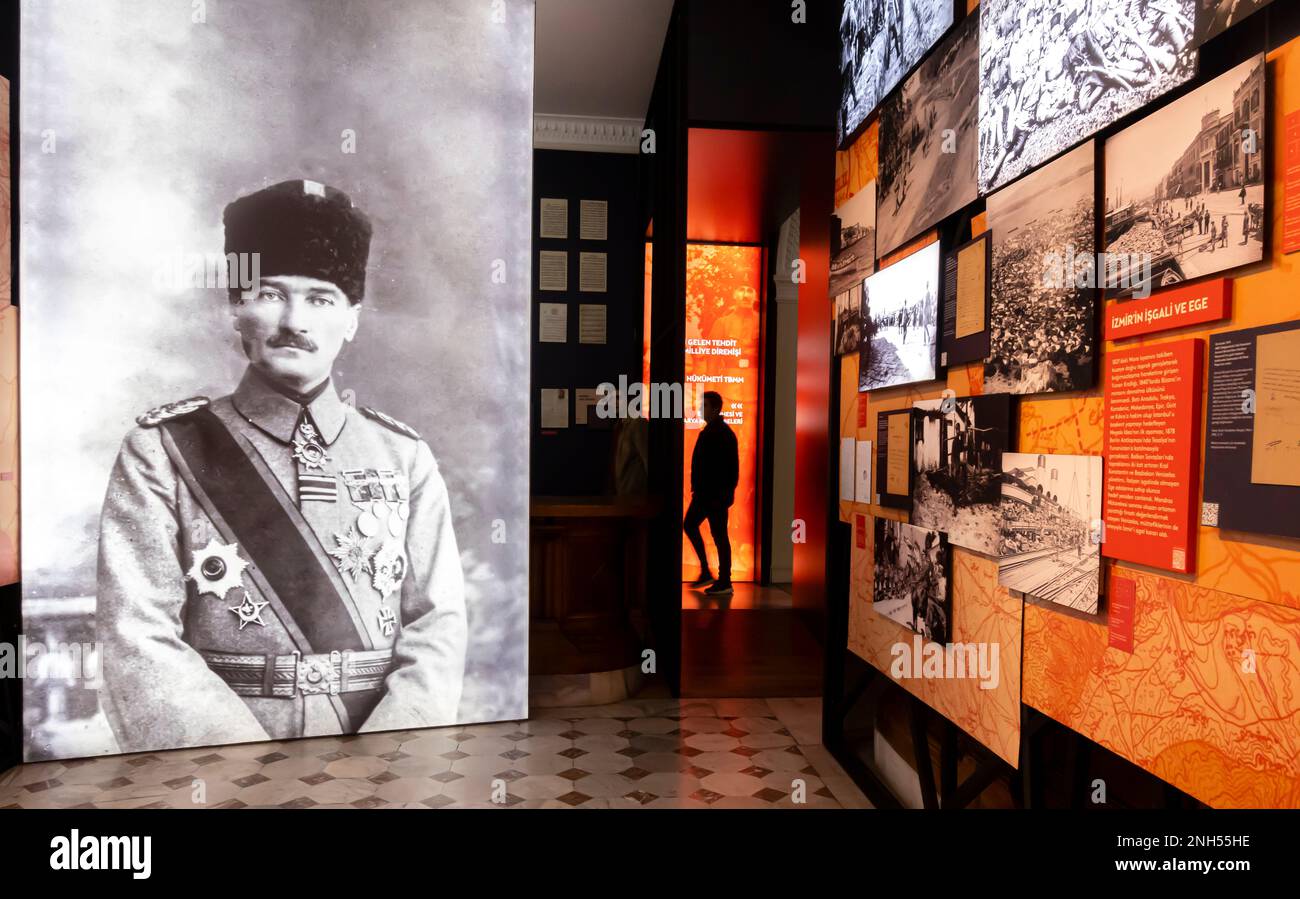 Turkey İş Bank Museum istanbul, interior Stock Photo - Alamy