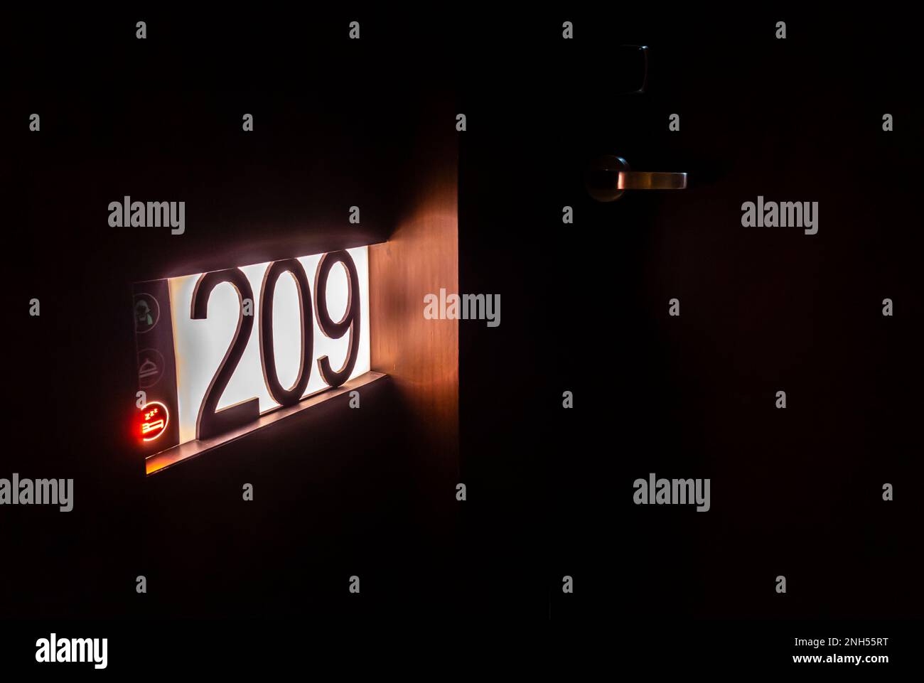 The room number on the JW Marriott Istanbul hotel guest room Stock ...