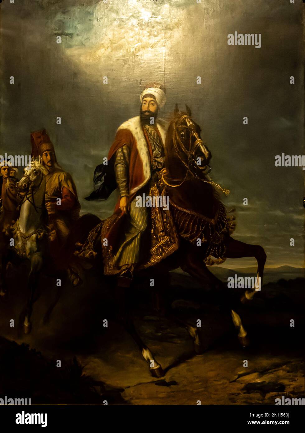 Sultan II Mahmud. 1808-1839. Painted by H D Berteaux Stock Photo - Alamy
