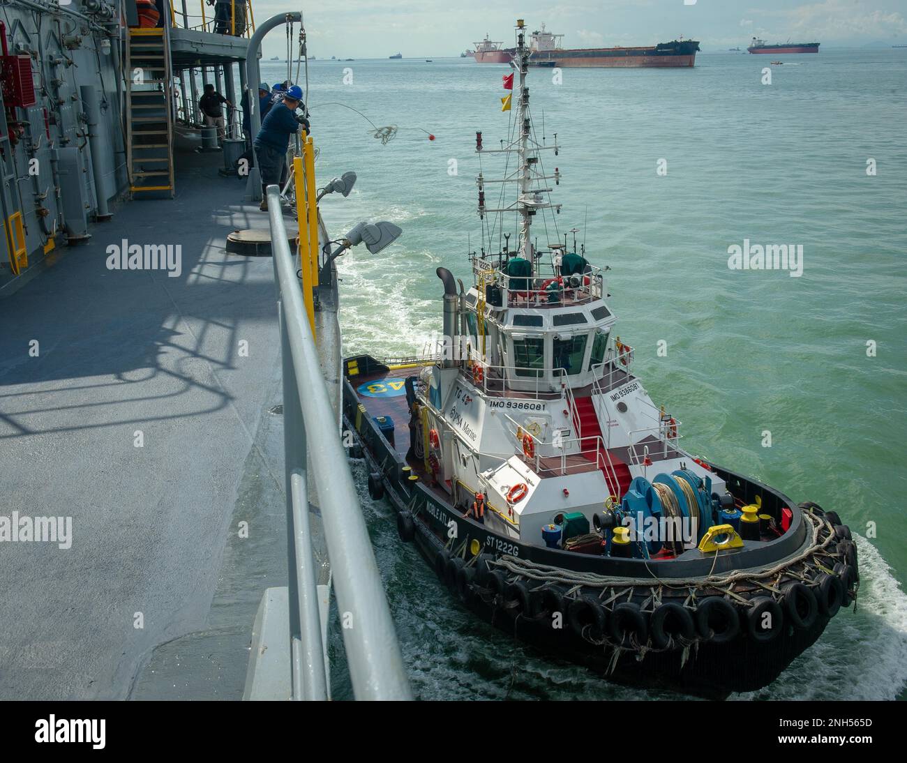 STRAIT OF MALACCA (June 21, 2022) Military Sealift Command civil ...