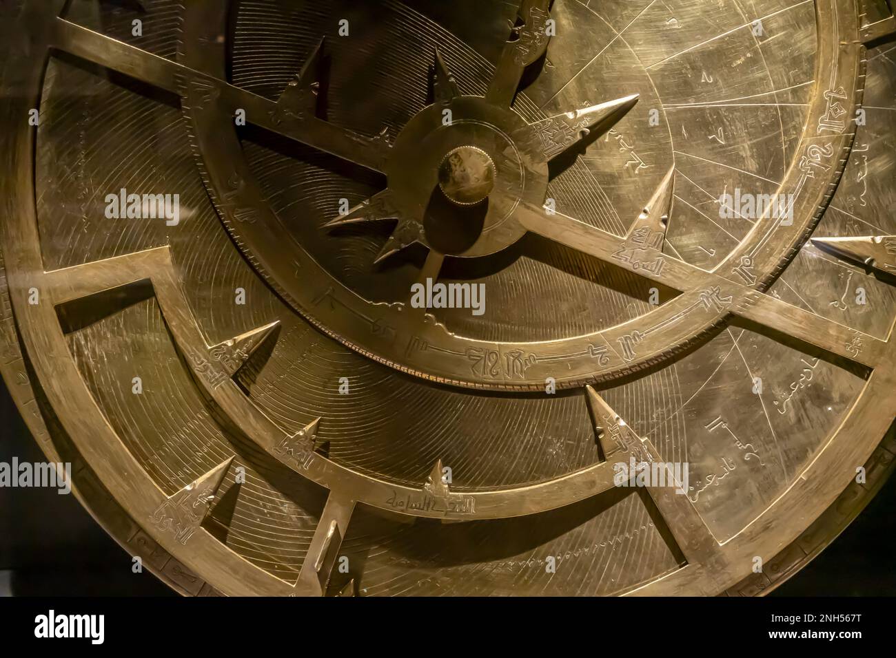 Astrolabe. Made by Abdurrahman Ibn Sinan el-Nacar from Baalbek. 13th ...