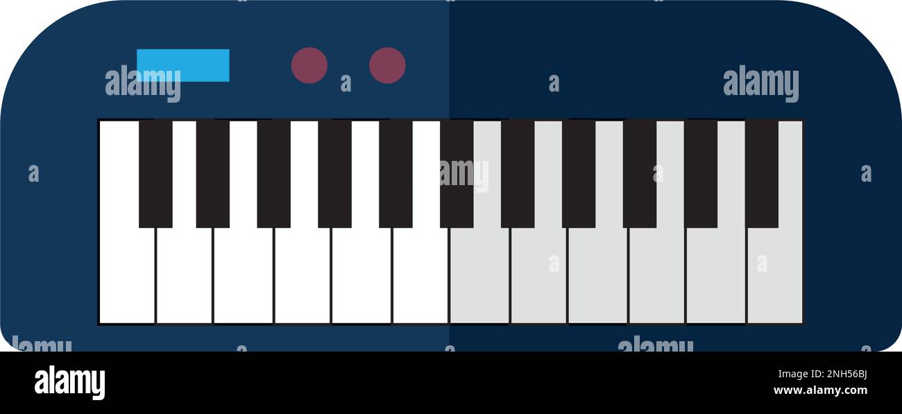 Isolated colored keyboard toy icon Vector Stock Vector Image & Art - Alamy