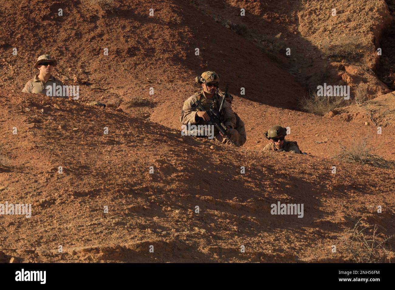 U.S. Marine Corps 1st Lt. William Blundo, a platoon commander assigned ...