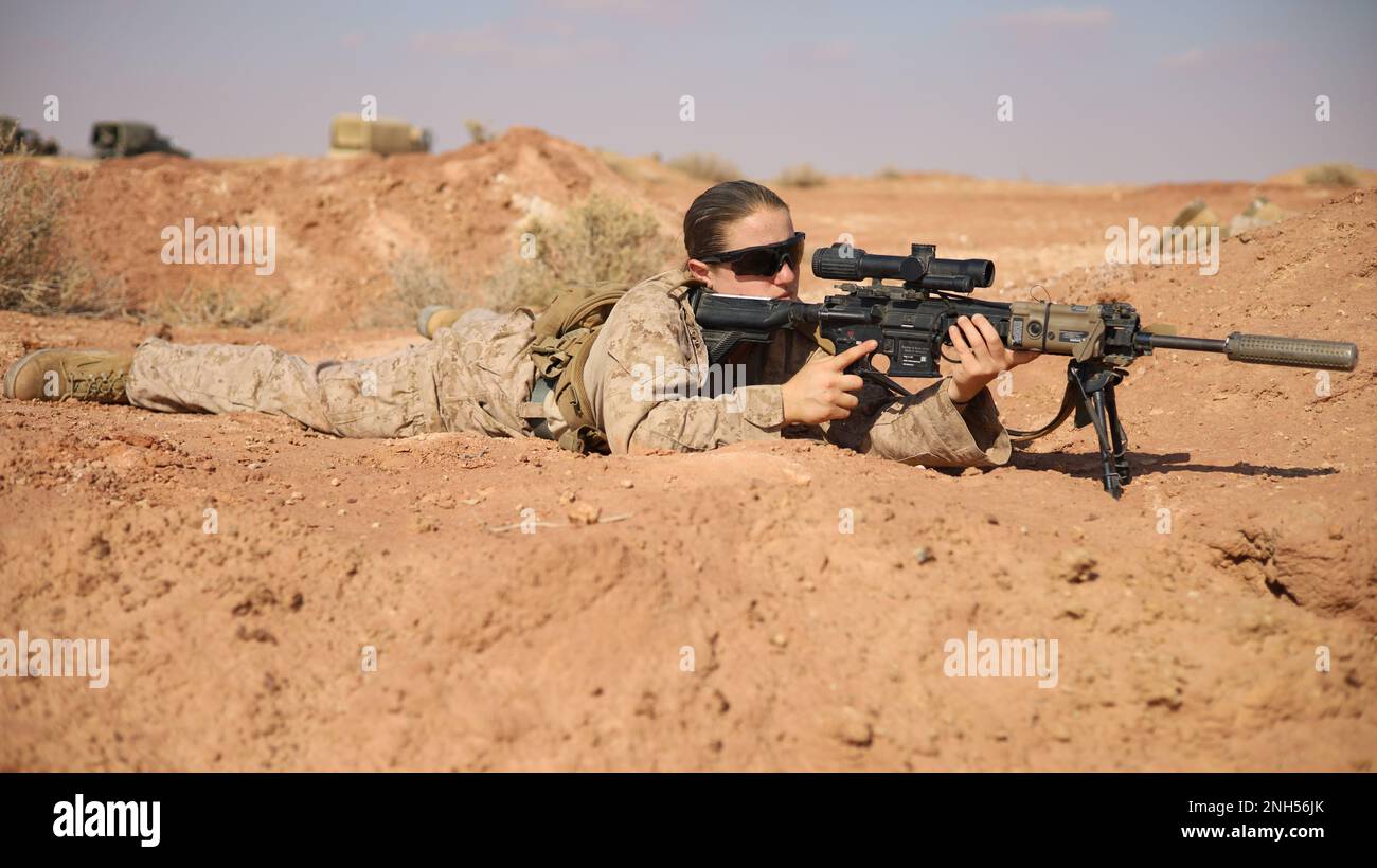 U.S. Marine Corps Lance Cpl. Danielle Grubb, an infantryman assigned to ...