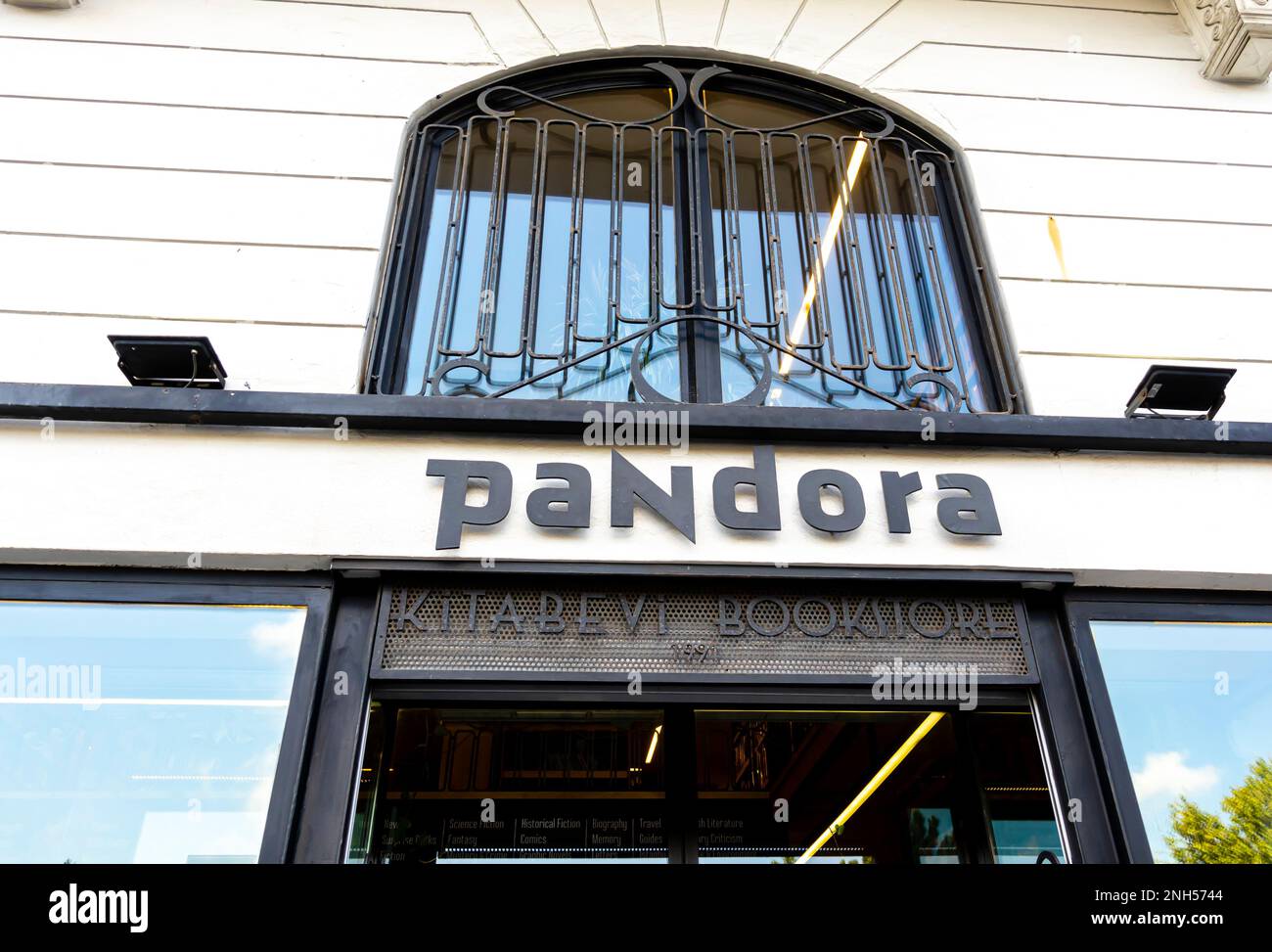 Pandora historic book store in istanbul turkey Stock Photo - Alamy