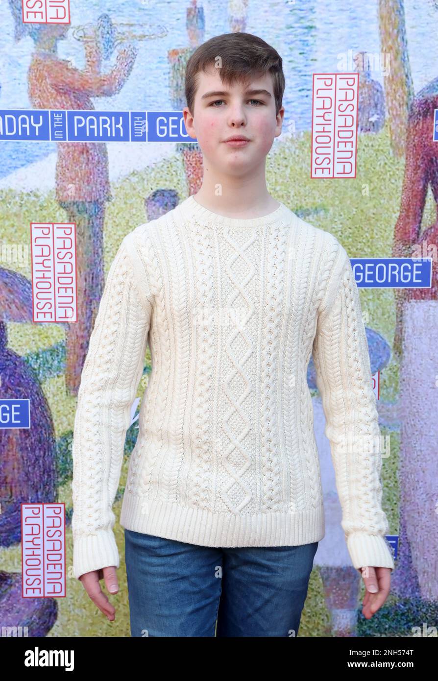 19 February 2023 -Pasadena, California - Iain Armitage. The Opening ...