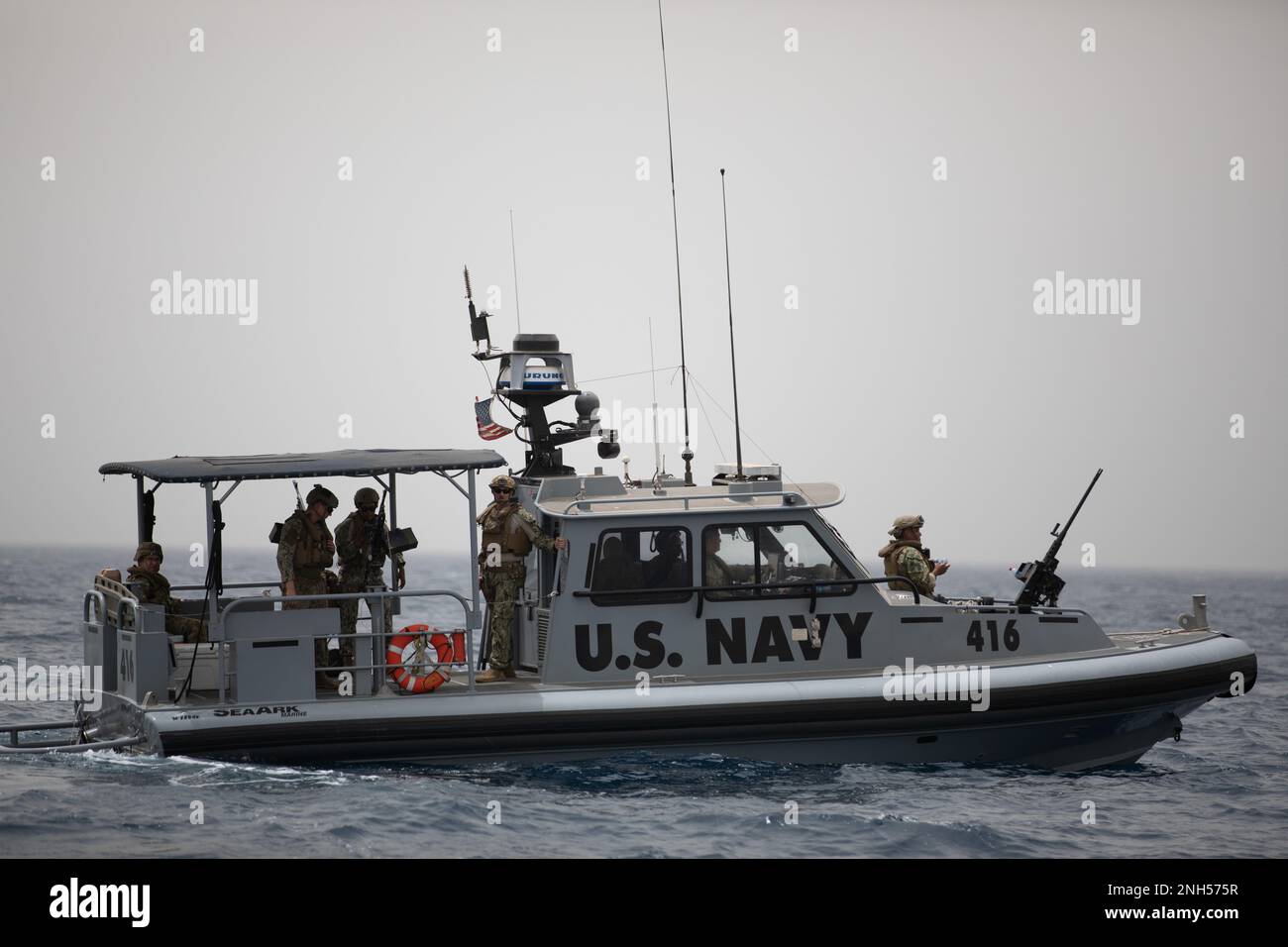 Maritime Expeditionary Security Squadron 1 (MSRON 1) Sea Ark patrol ...
