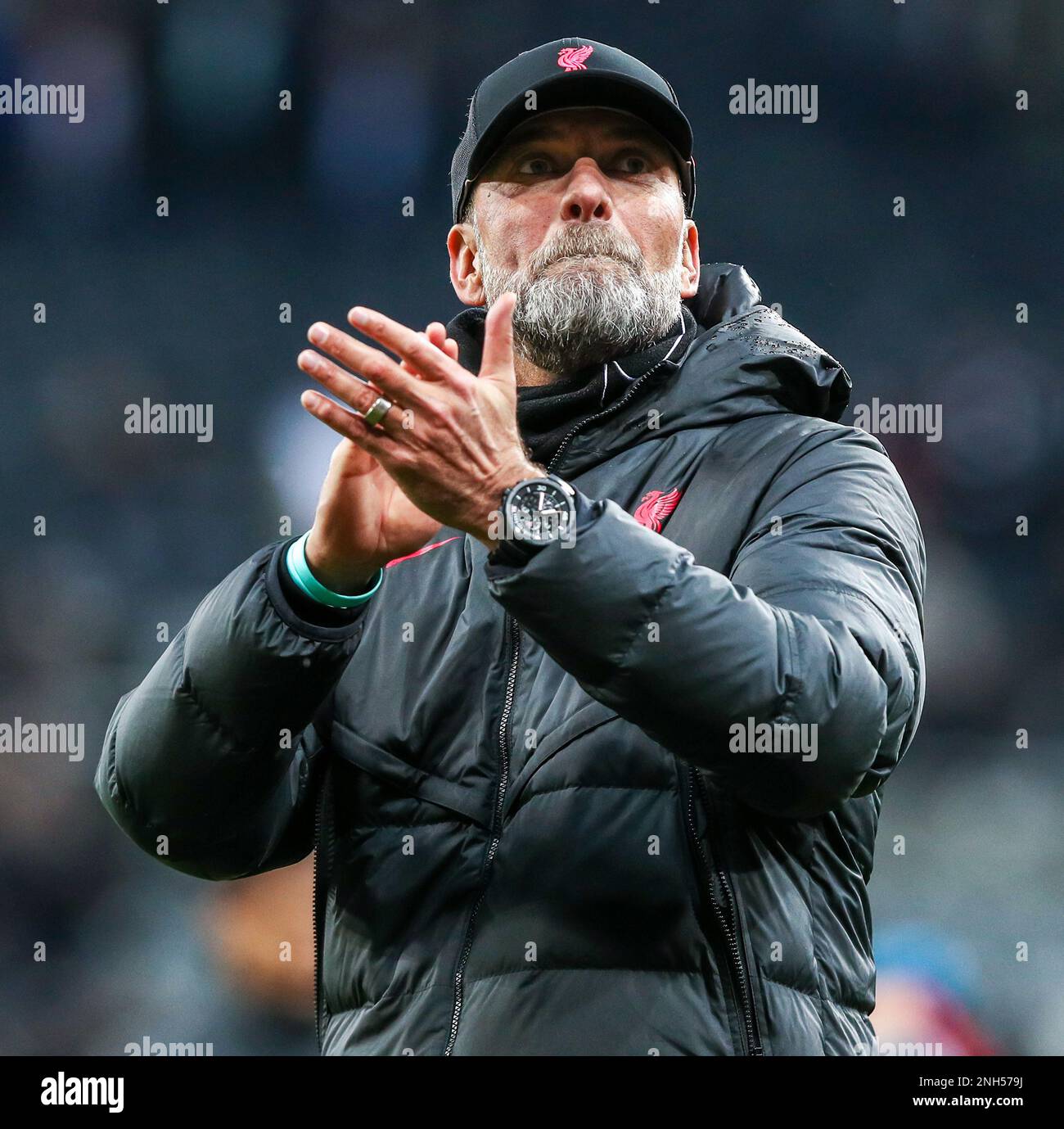 Manager of Liverpool, Jurgen Klopp celebrates at full time - Newcastle ...