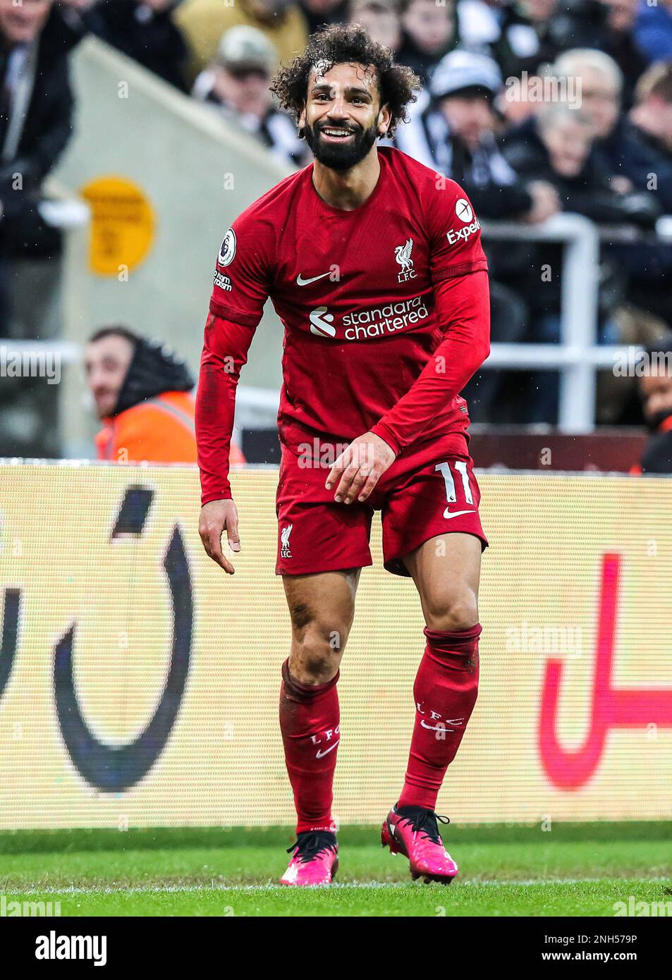Mohamed Salah of Liverpool - Newcastle United v Liverpool, Premier League, St James' Park ...
