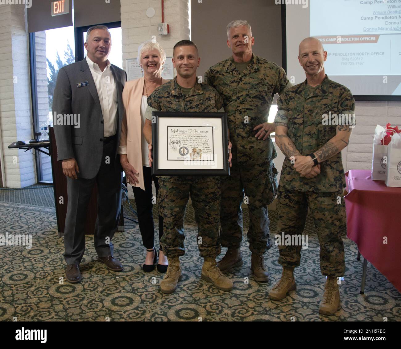 U.S. Marine Corps CWO2 Thomas Heinsohn, a food services officer with ...