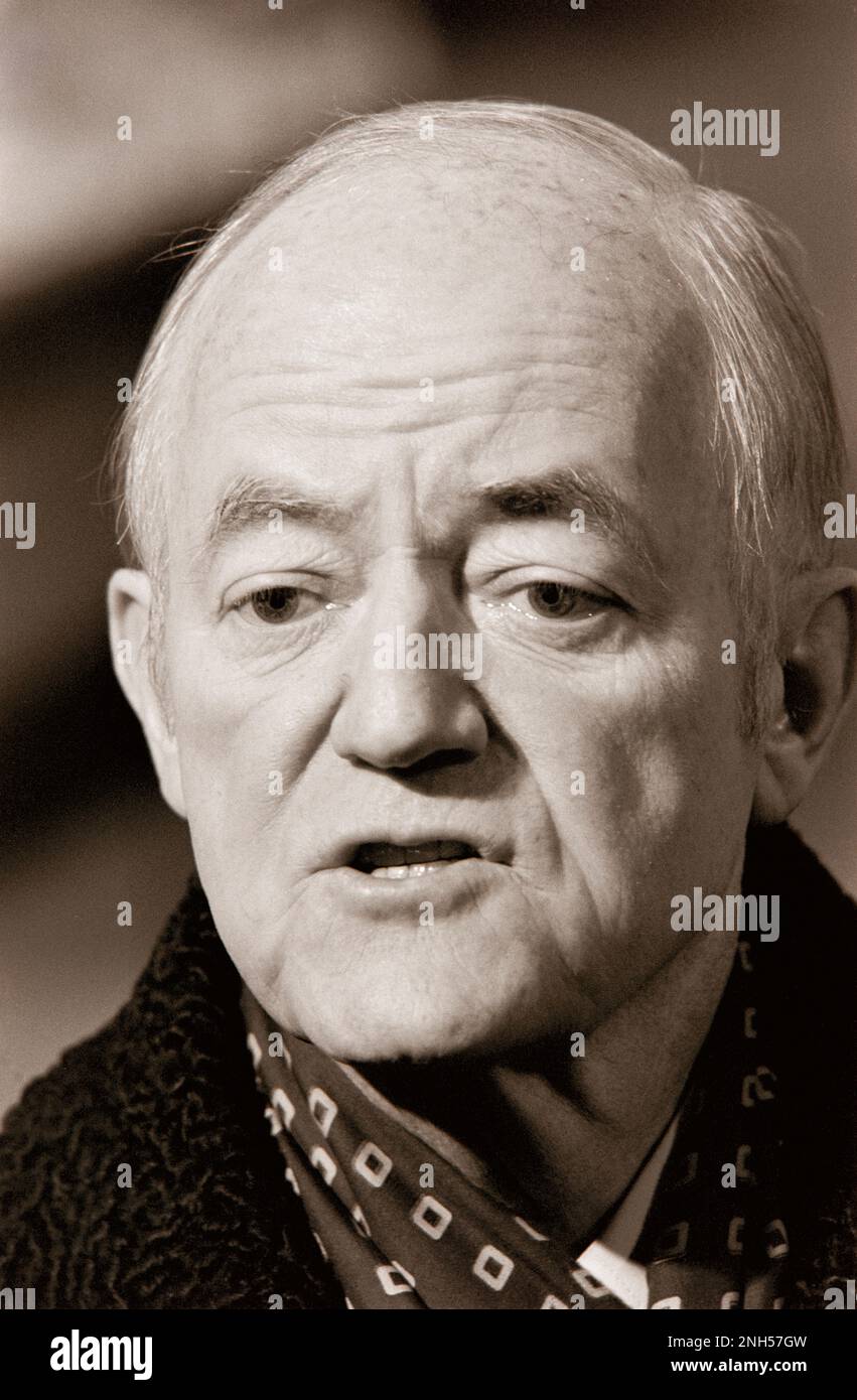 Former Vice President HUBERT HUMPHREY. President elect Jimmy Carter and ...