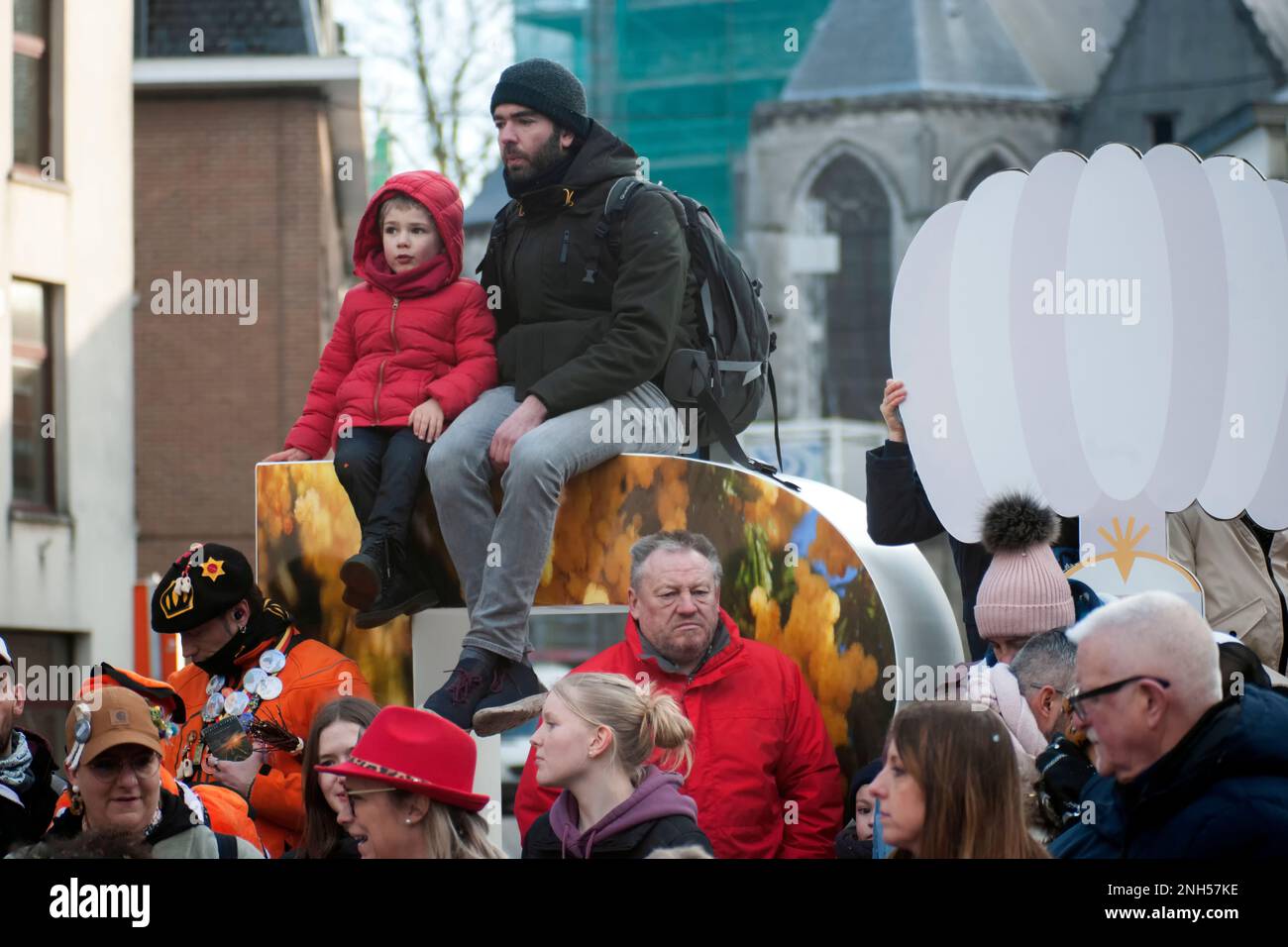 Carnaval de Binche Lundi Gras Stock Photo - Alamy