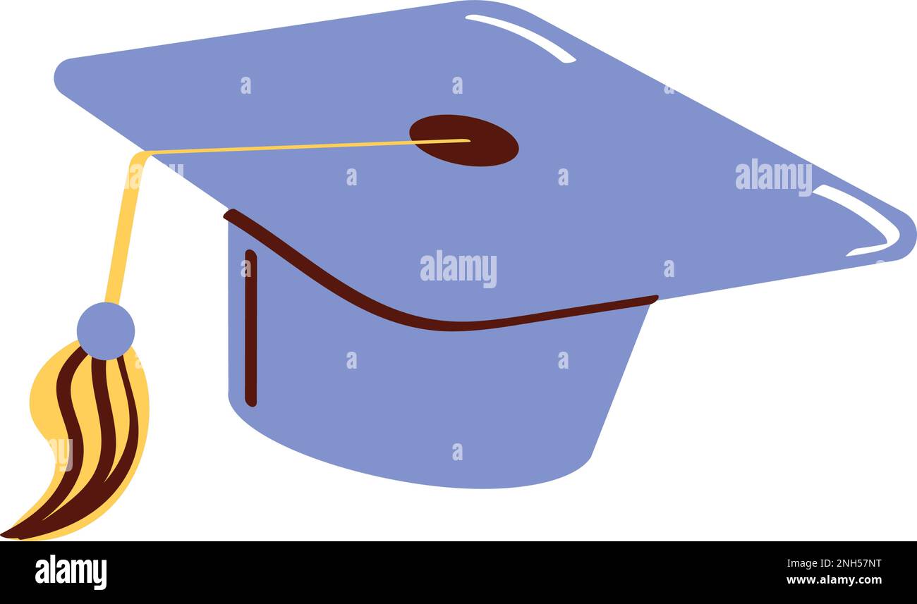 graduation hat accessory education icon Stock Vector Image & Art - Alamy