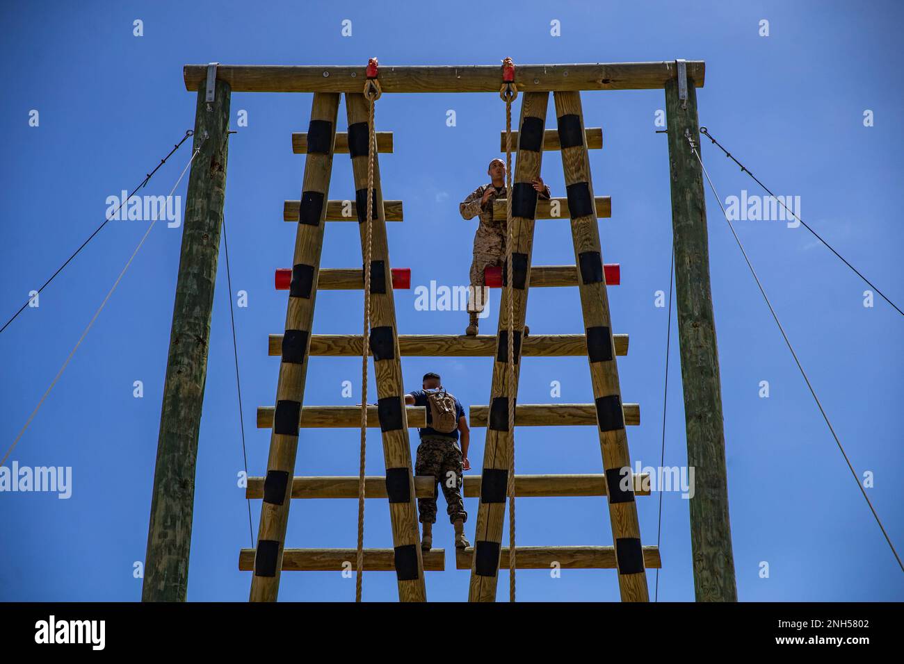U.S. Marine Corps Recruit Augustus LaFleur, a recruit with Mike Company ...