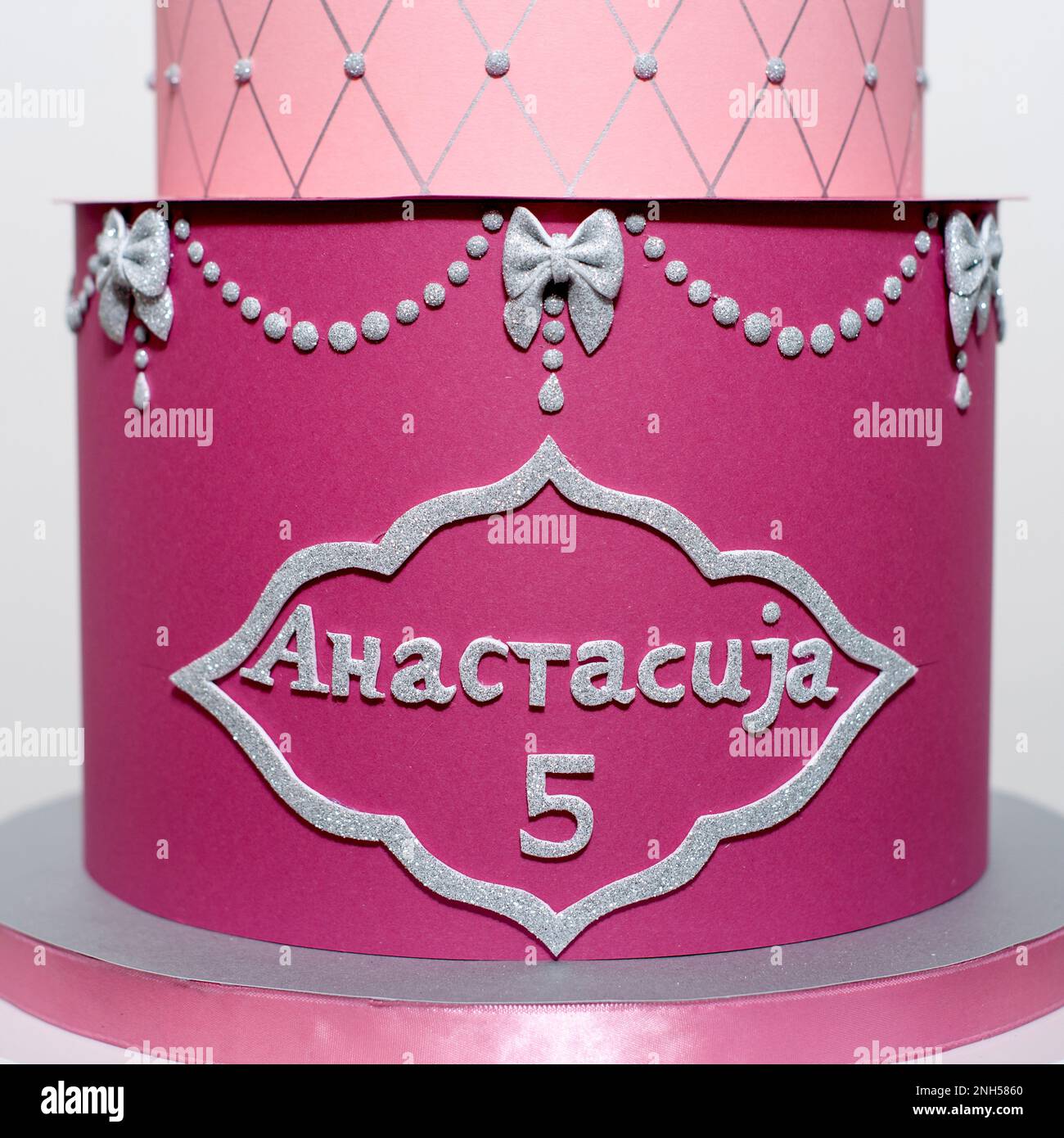 Details of modern wafer paper cakes. Design cake of the theme is ...