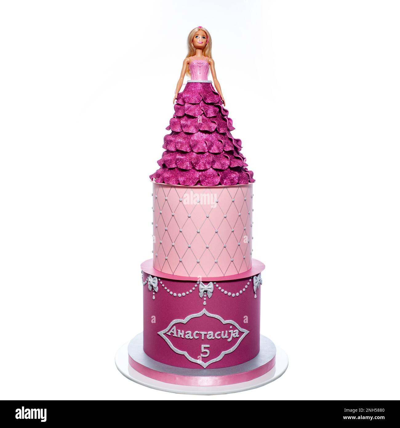 Details of modern wafer paper cakes. Design cake of the theme is ...