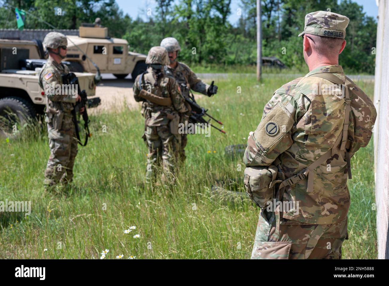Staff Sgt. Jack Schuler, an observer coach/trainer for 1st Training ...