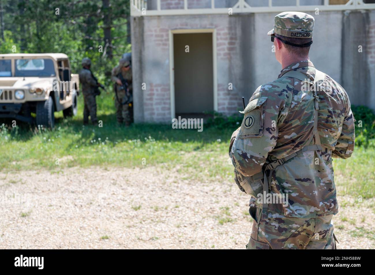 Staff Sgt. Chris Dalthorp, an observer coach/trainer for 1st Training ...