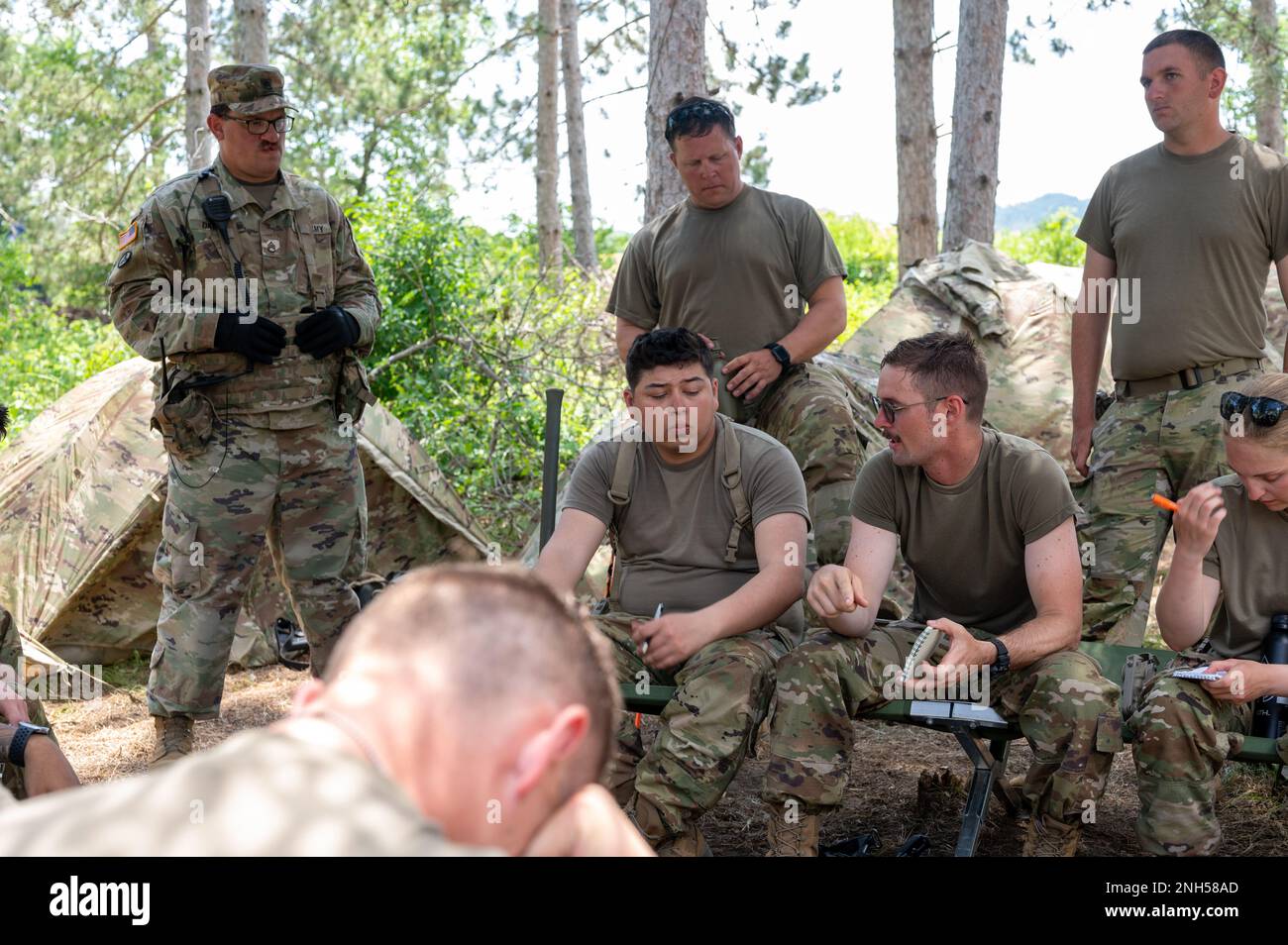 Staff Sgt. Daniel Daman, an observer coach/trainer for 1st Training ...