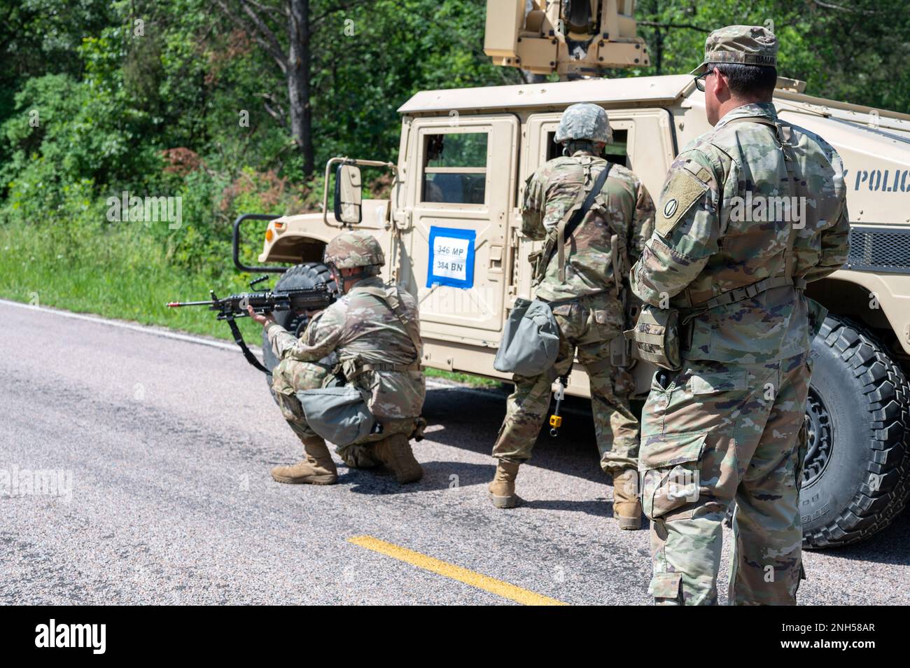 Staff Sgt. Daniel Daman, an observer coach/trainer for 1st Training ...