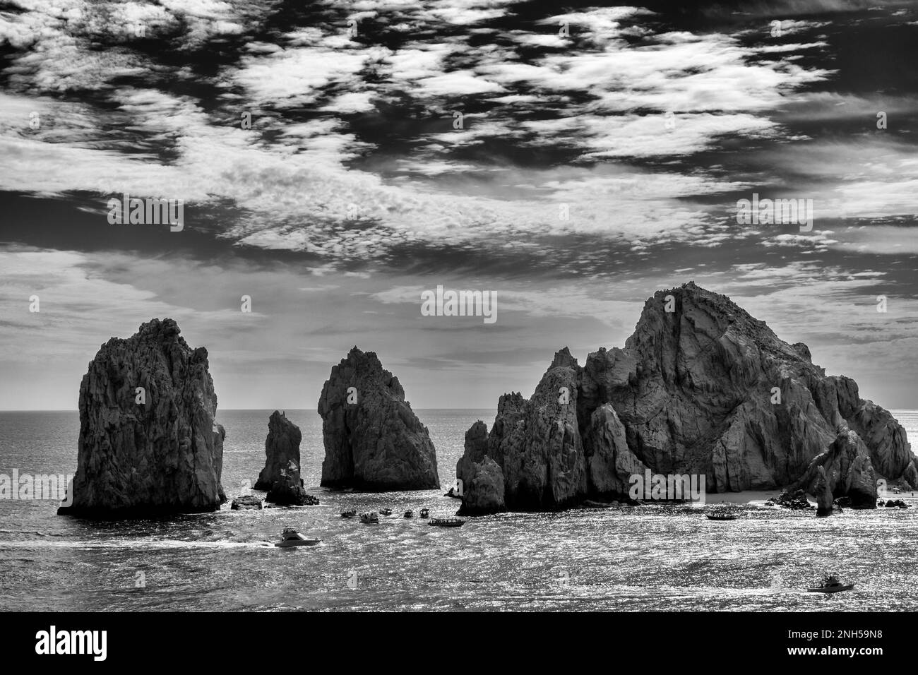 Rock formations, Cabo San Lucas, Baja California Sur, Mexico Stock ...