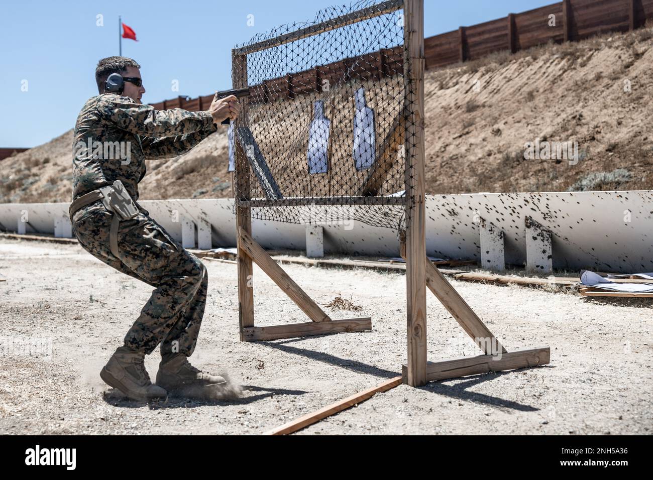 U.S. Marine Corps Maj. Eric Antonelli, commanding officer for Range ...