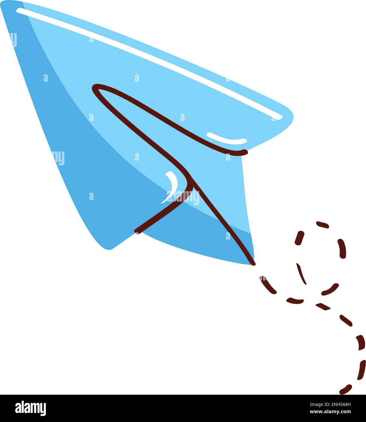 paper airplane flying isolated icon Stock Vector Image & Art - Alamy