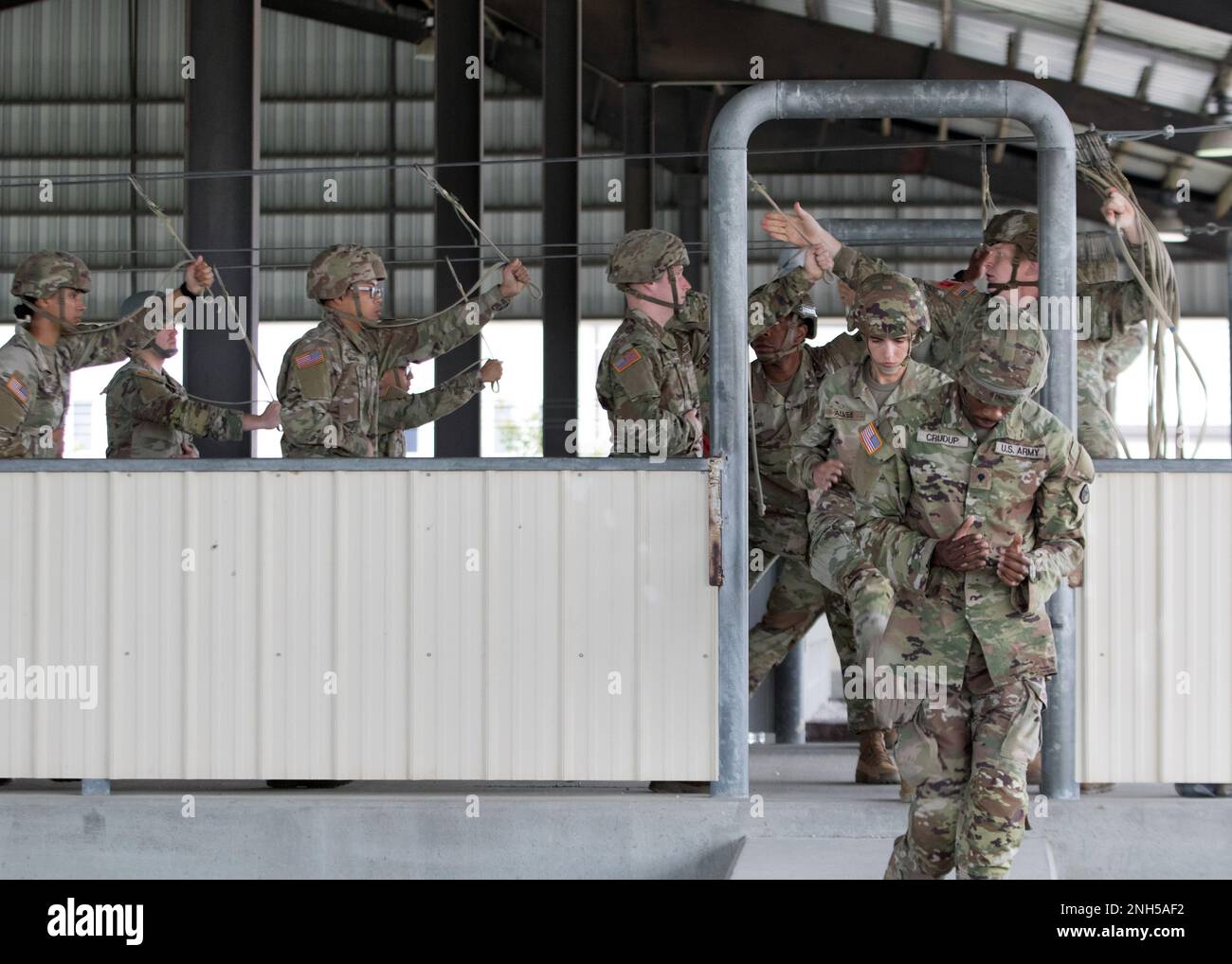 Parachute riggers assigned to 3rd Expeditionary Sustainment Command ...