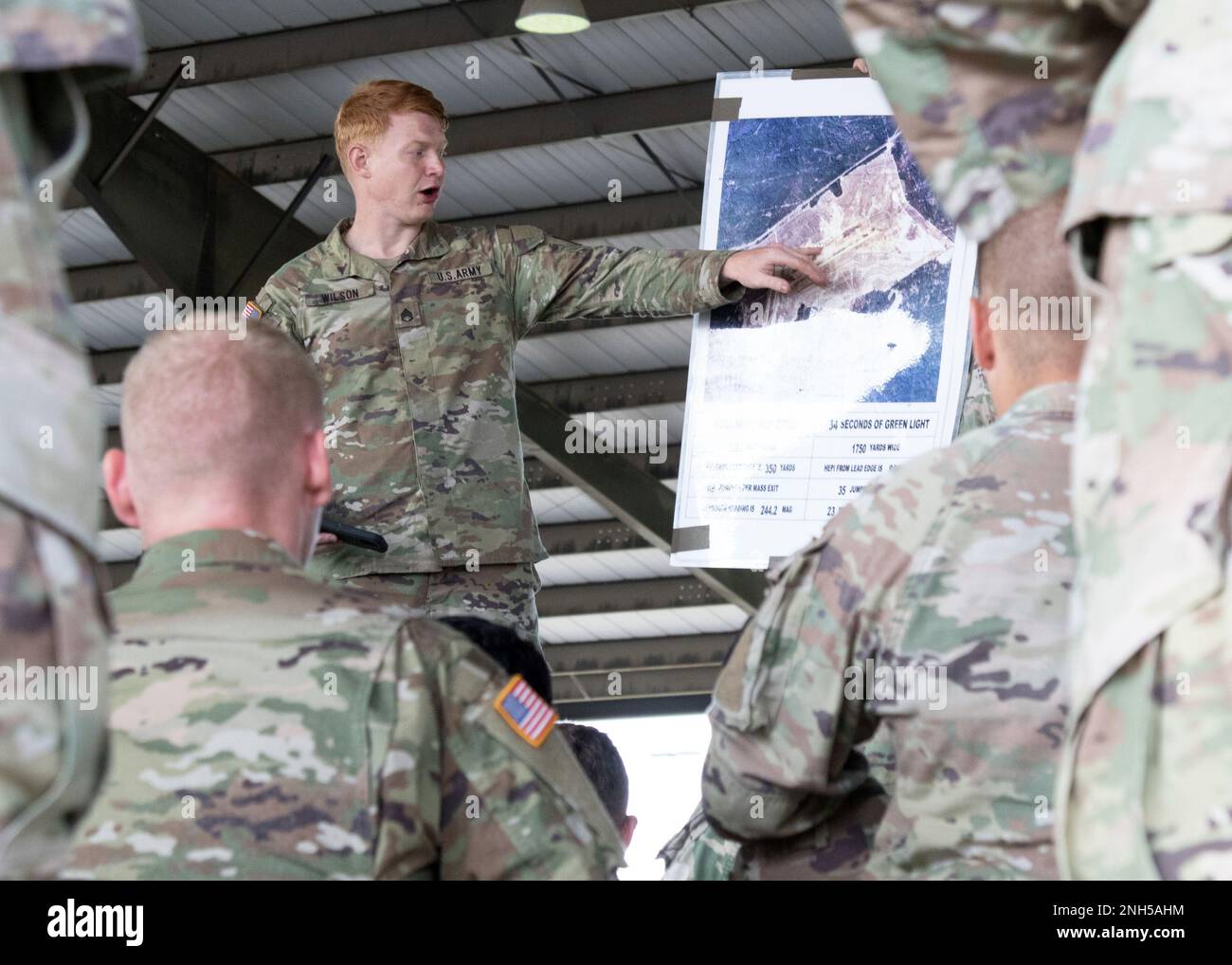 Staff Sgt. Frank E. Wilson, a jumpmaster assigned to XVIII Airborne ...