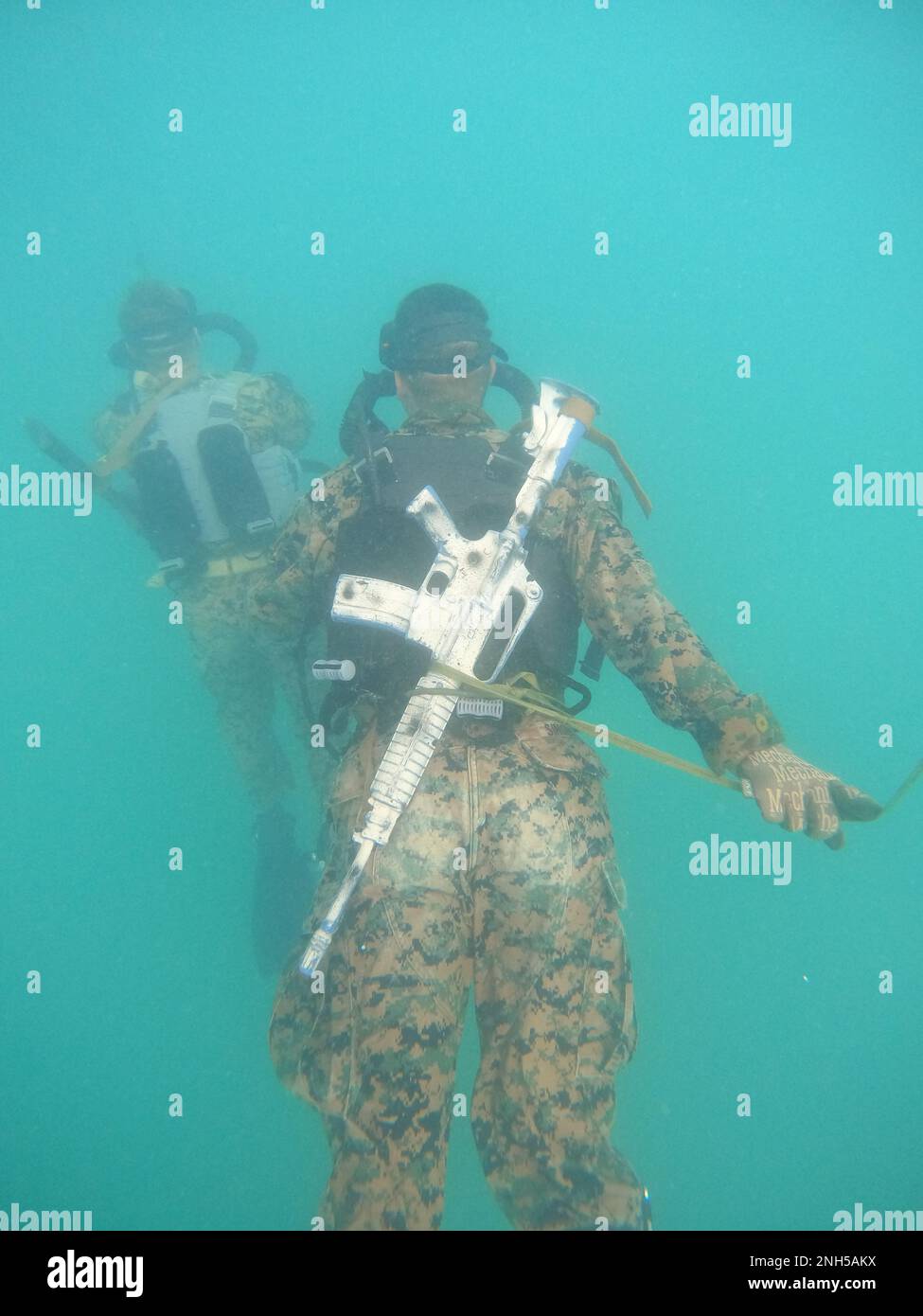 U.S. Marines with 2d Reconnaissance Battalion, 2d Marine Division ...