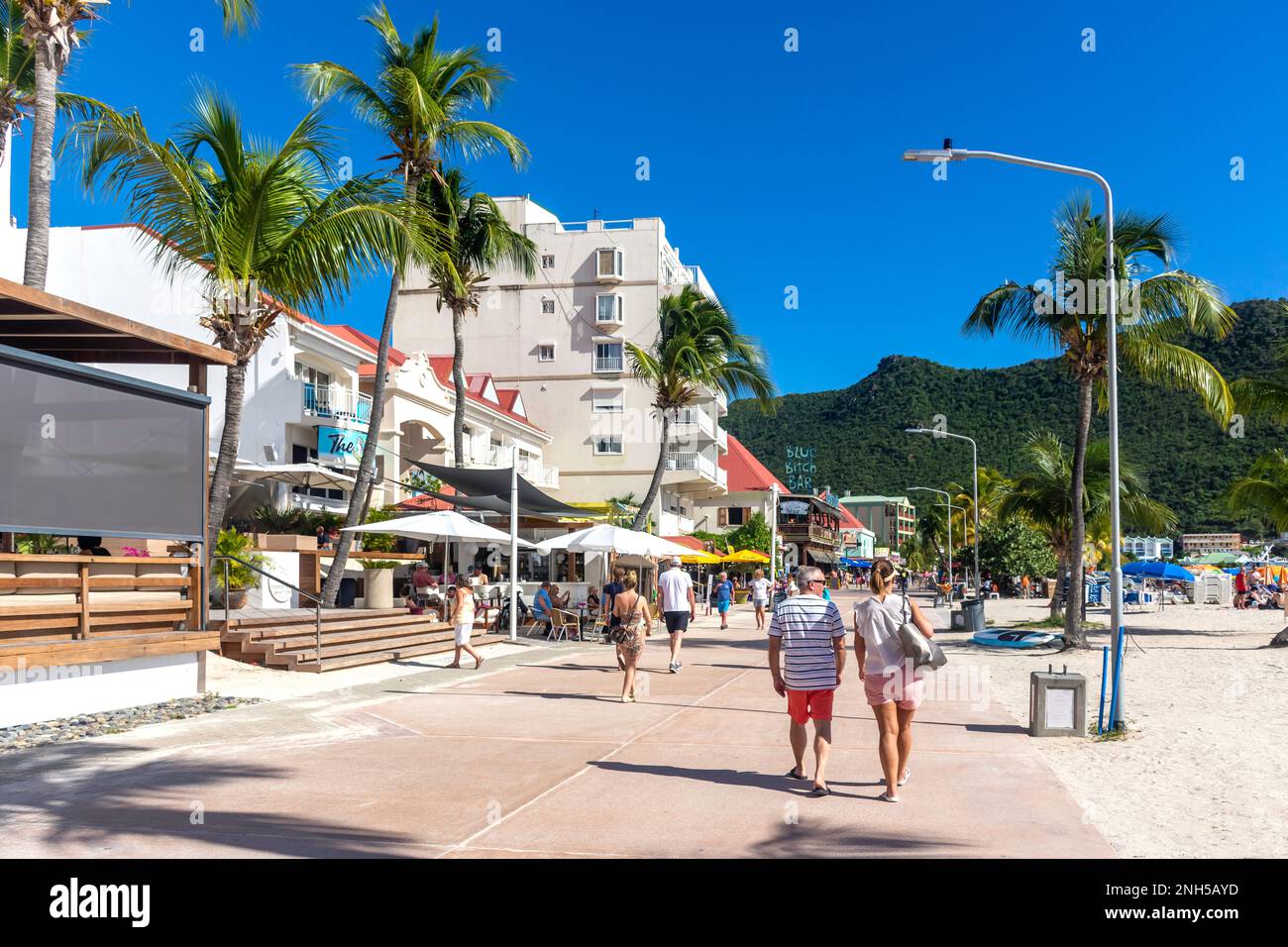 The Boardwalk, Philipsburg, St Maarten, Saint Martin, Lesser Antilles ...
