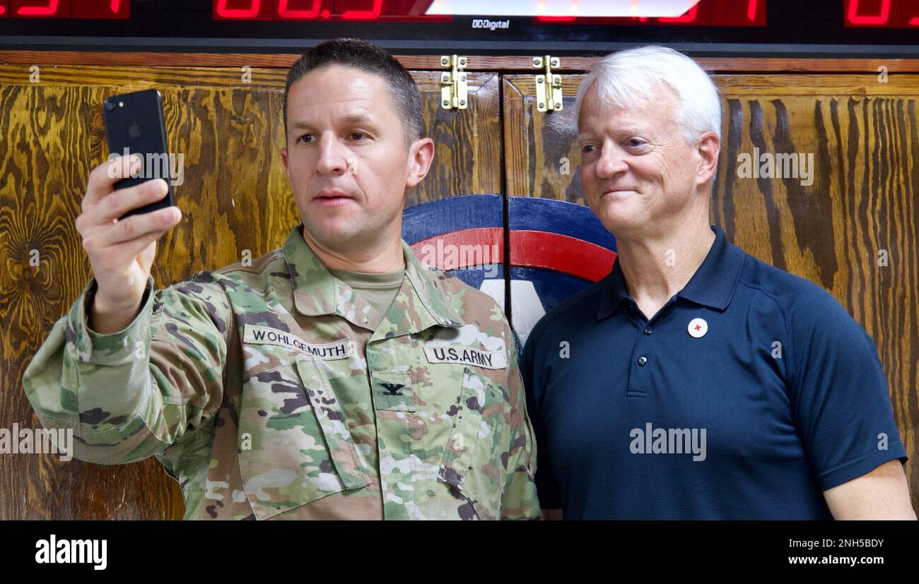 Col. Martin A. Wohlgemuth, commander, Area Support Group-Kuwait, and ...