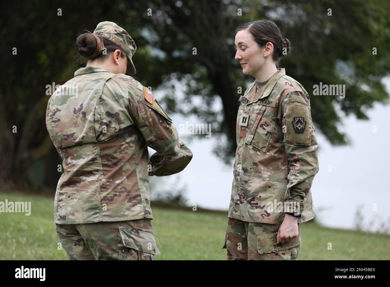 U.S. Army 1st Lt. Leanne Demboski, executive officer for the 109th ...