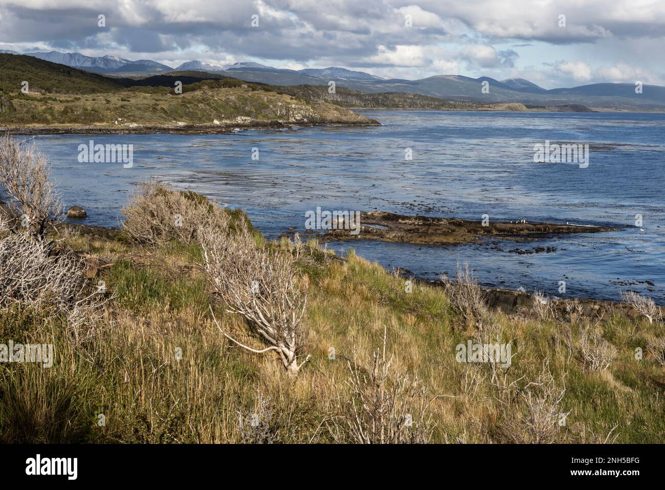 Landscape at the beautiful end of the world - Ushuaia, Tierra del Fuego ...