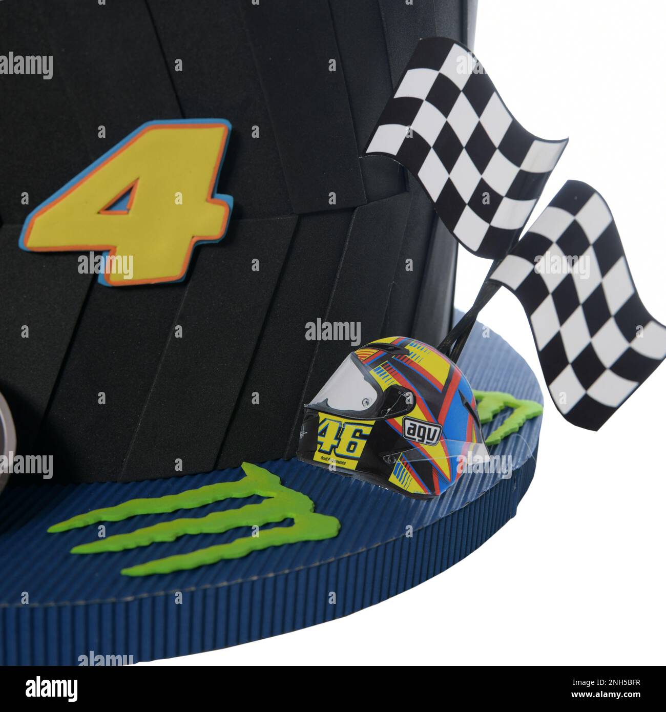 Moviestar Yamaha MotoGP rider, Valentino Rossi. Modern wafer paper ...