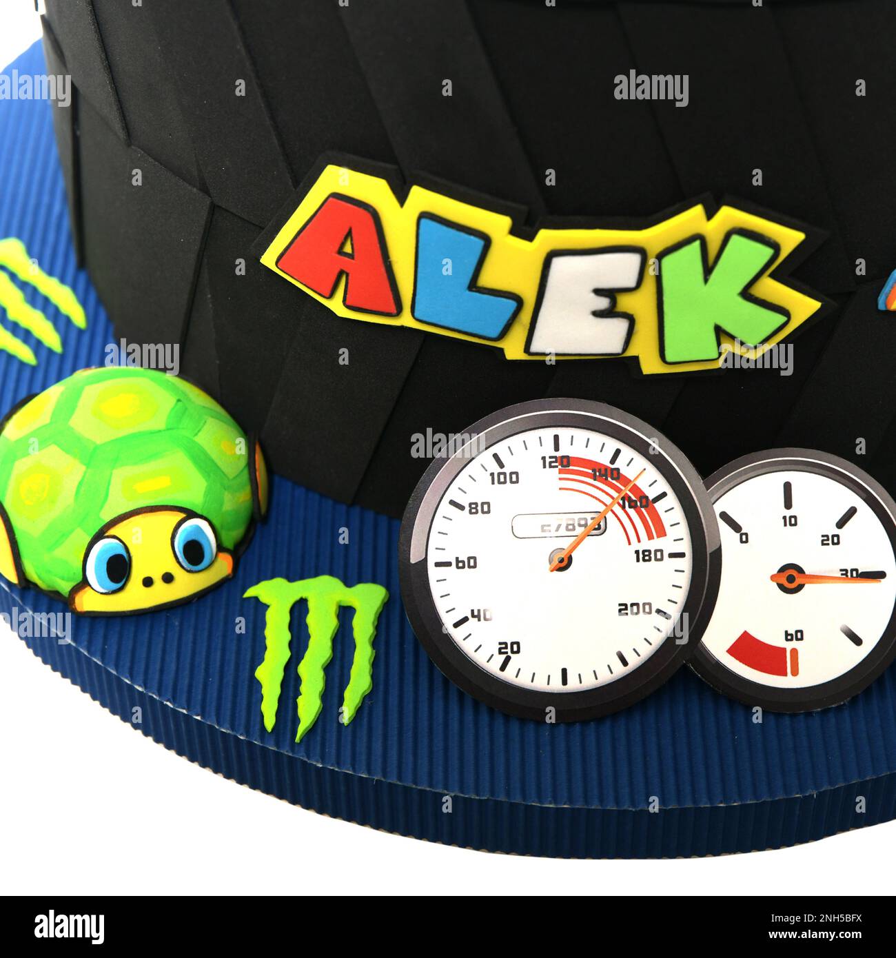 Moviestar Yamaha MotoGP rider, Valentino Rossi. Modern wafer paper ...