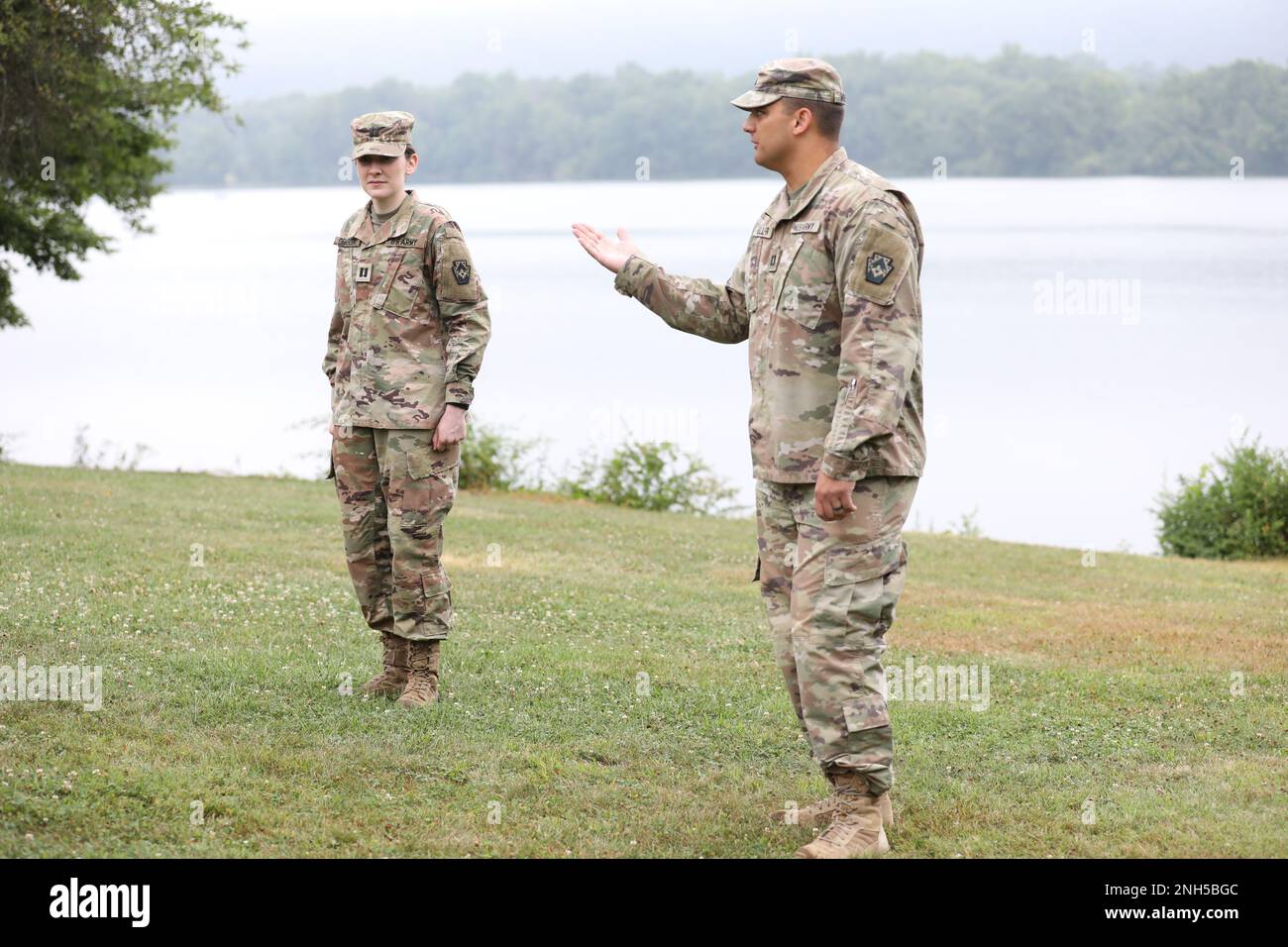 U.S. Army 1st Lt. Leanne Demboski, executive officer for the 109th ...