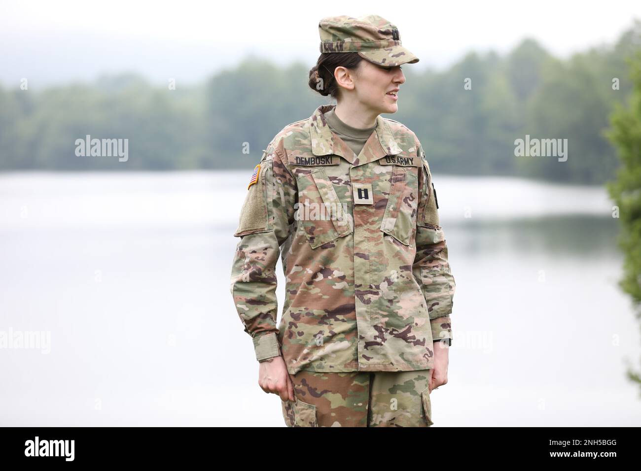 U.S. Army 1st Lt. Leanne Demboski, executive officer for the 109th ...